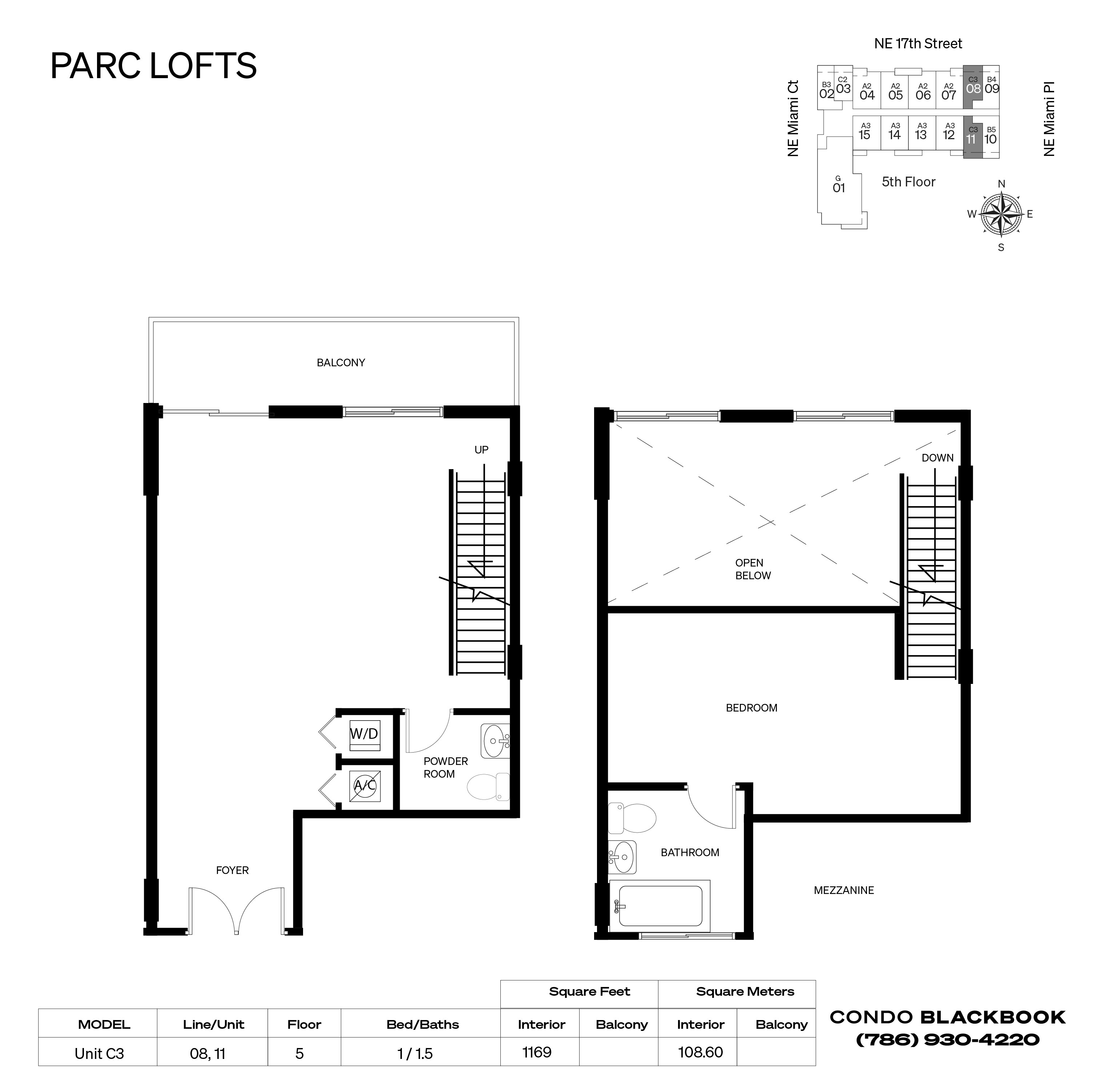 Parc Lofts Unit #511 Condo in Arts & Entertainment District - Miami ...