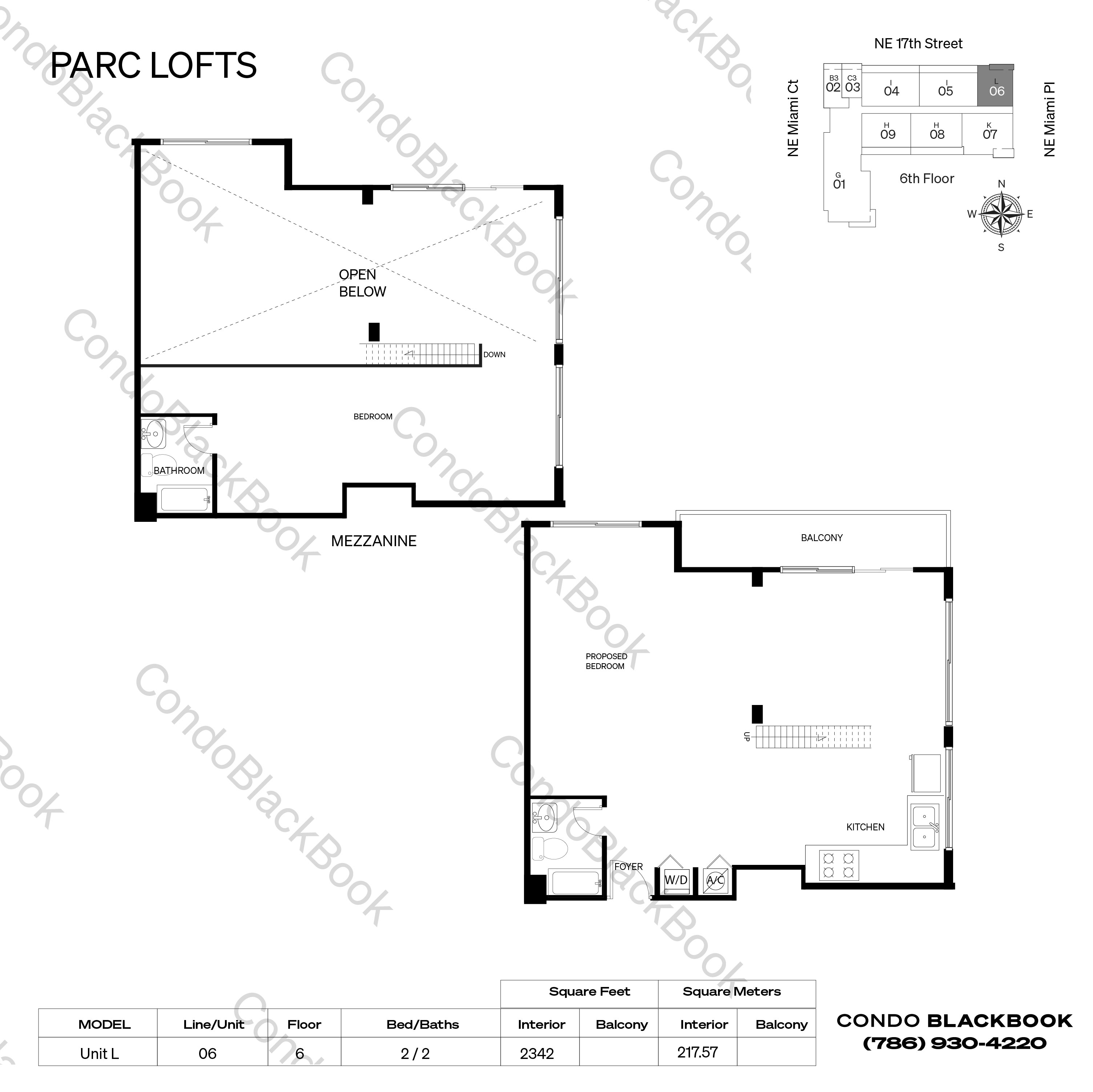 Parc Lofts Unit #606 Condo in Arts & Entertainment District - Miami ...