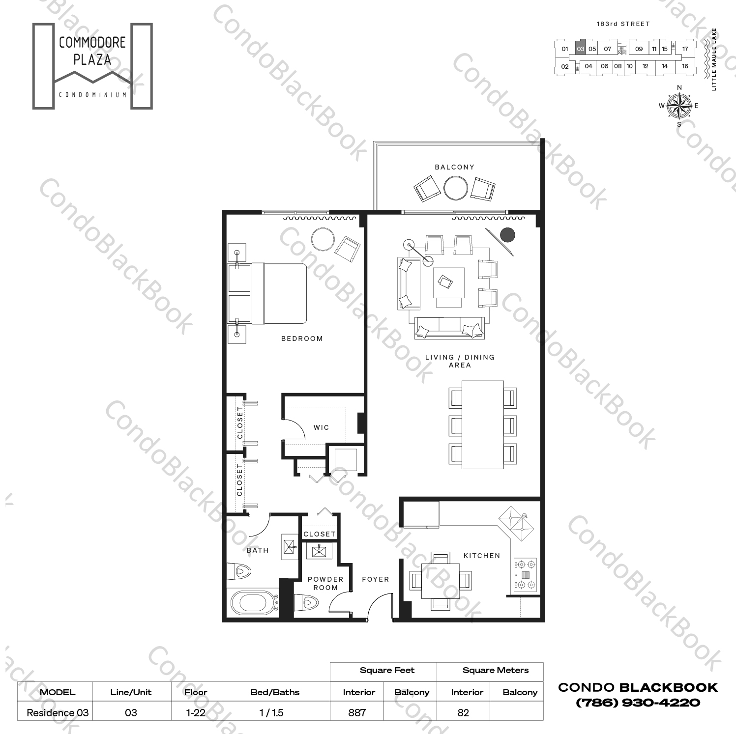 Commodore Plaza - Century Unit #303 Condo in Aventura | CondoBlackBook