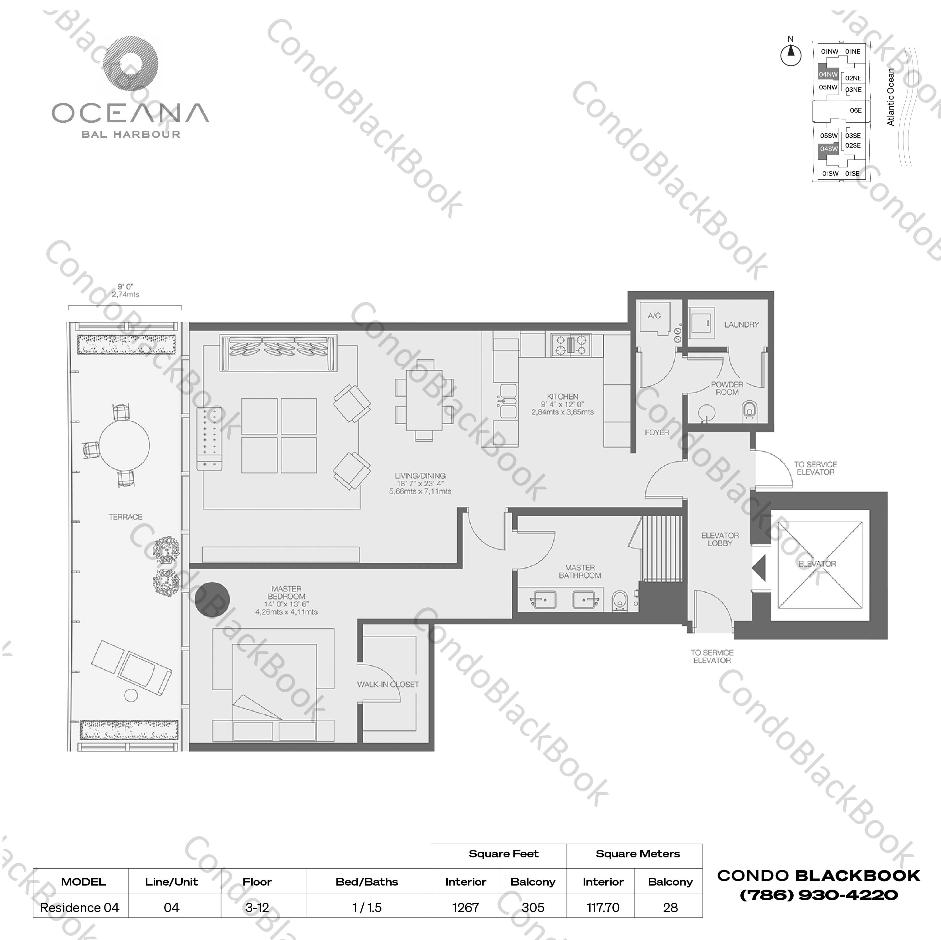 Oceana Bal Harbour Unit #604 Condo in Bal Harbour | CondoBlackBook