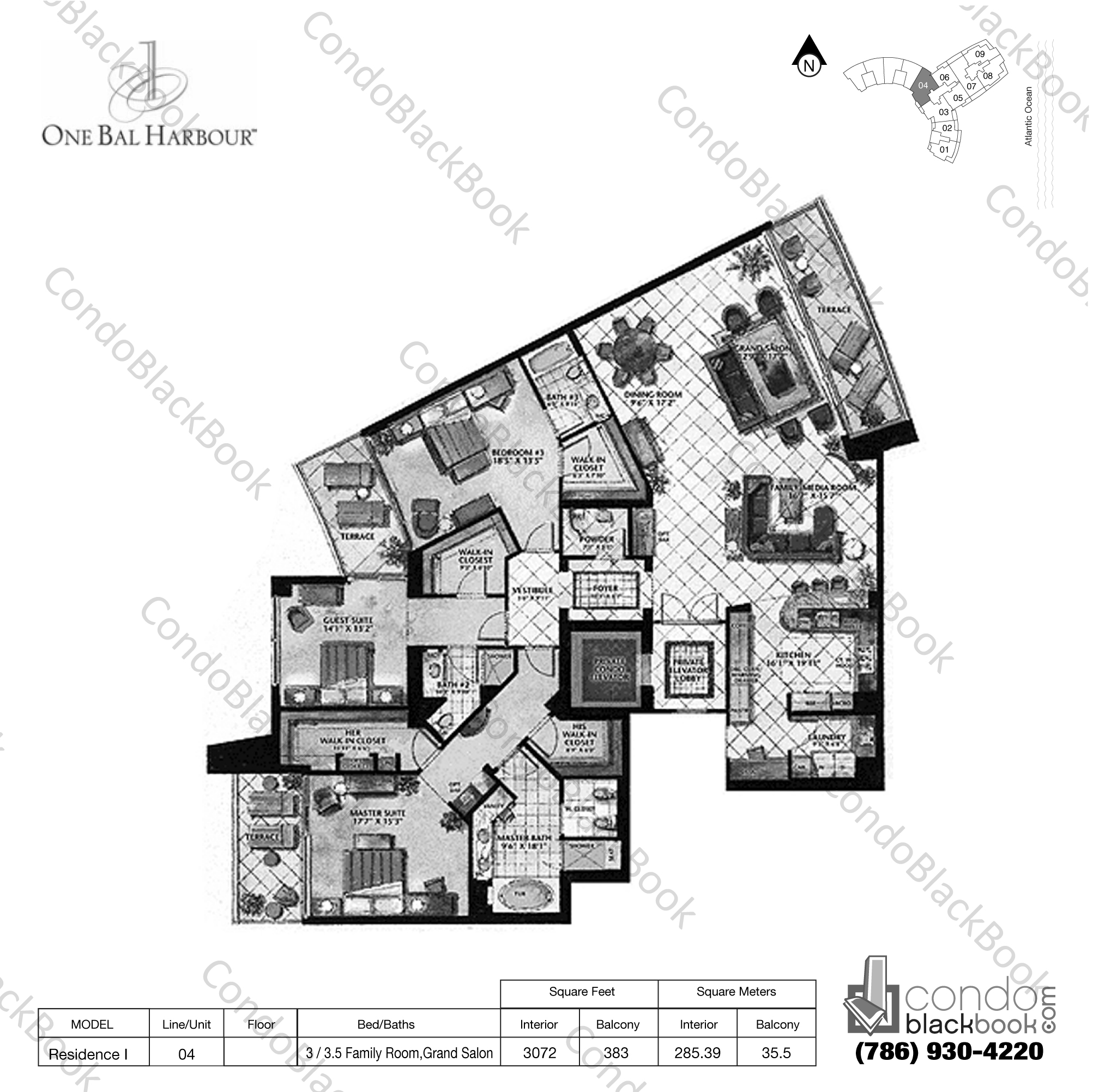 One Bal Harbour Unit #804 Condo in Bal Harbour | CondoBlackBook