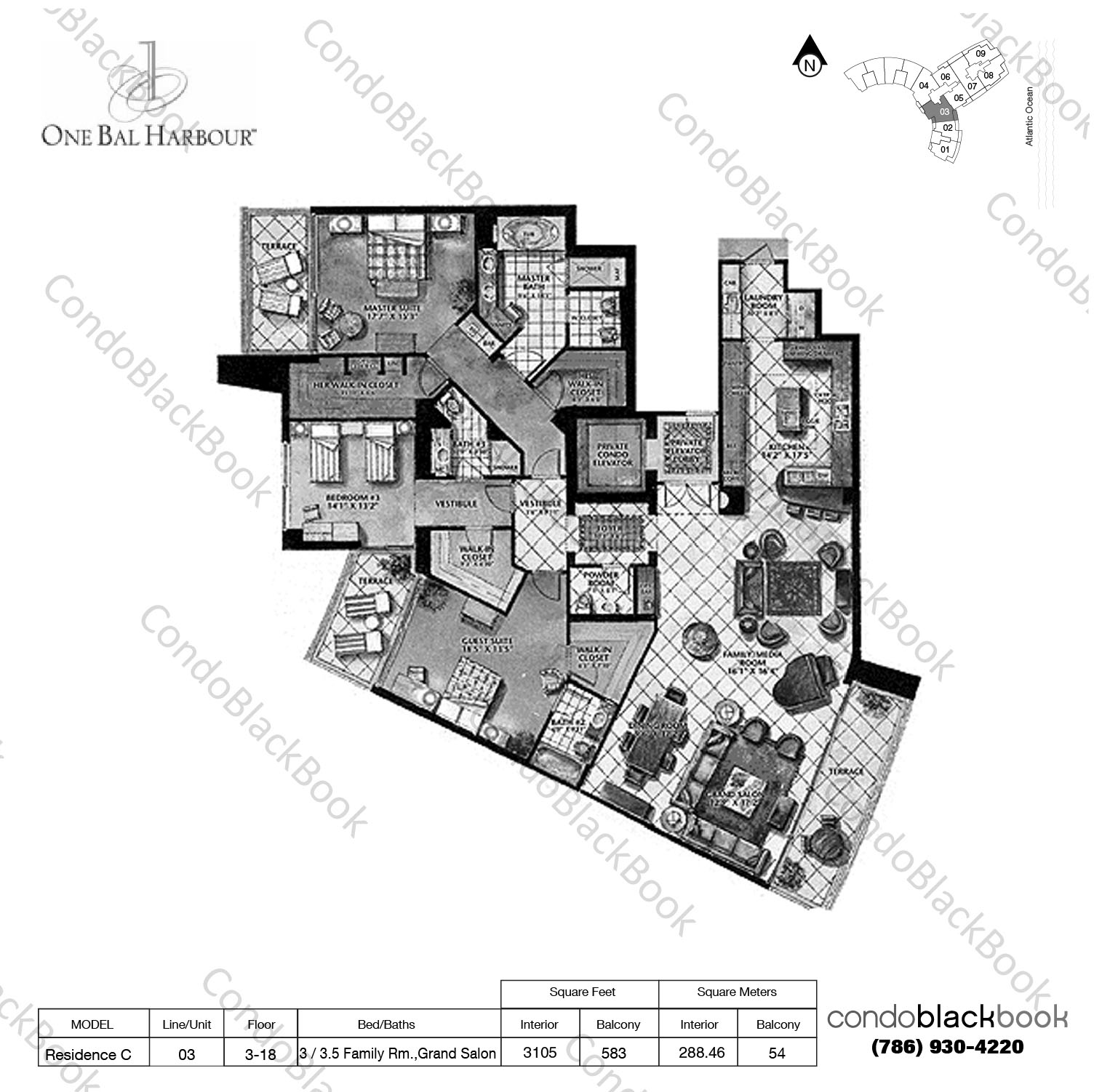 One Bal Harbour Unit #603 Condo in Bal Harbour | CondoBlackBook