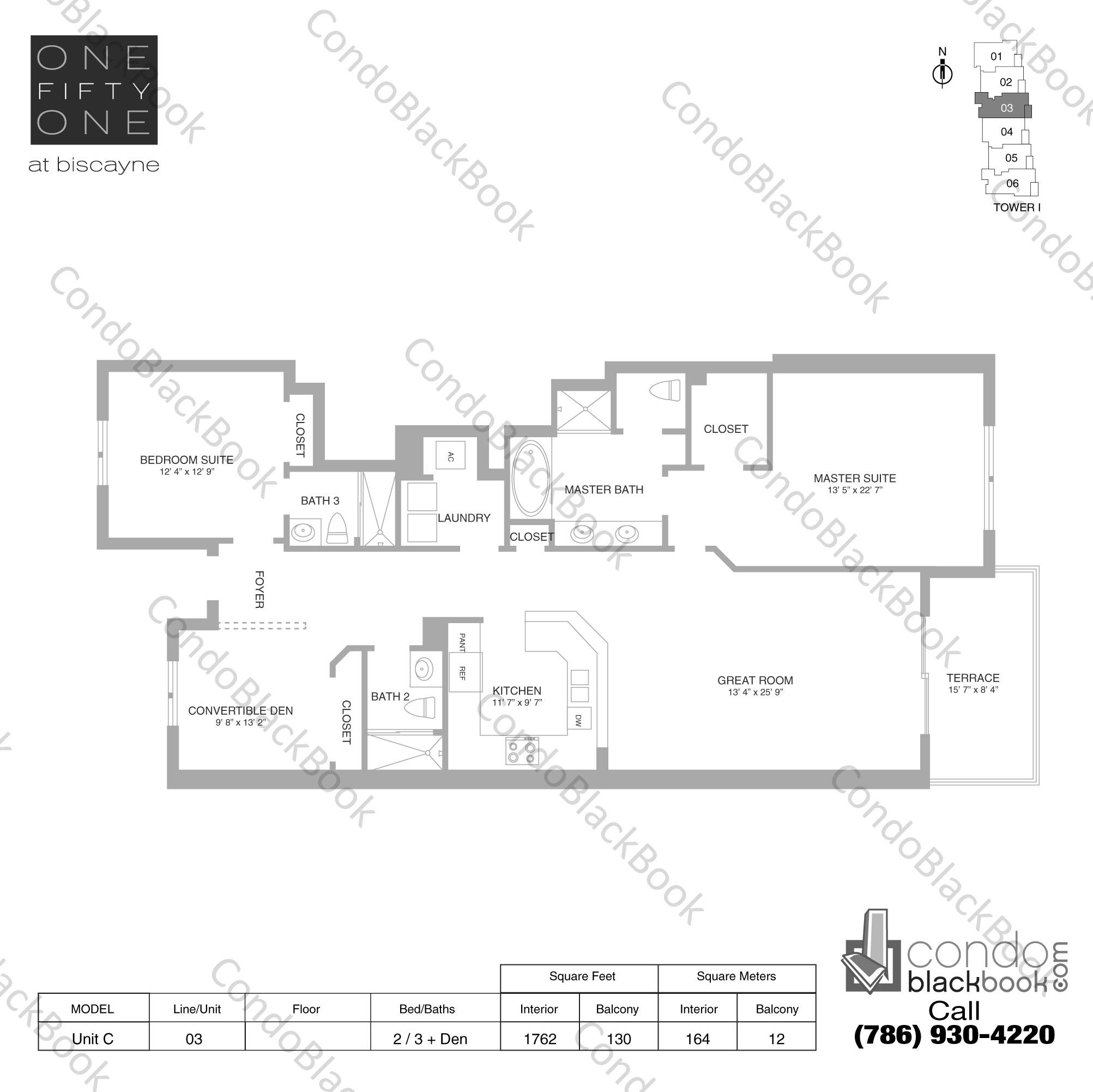 One Fifty One At Biscayne Unit #803 Condo for Sale in Biscayne Corridor ...