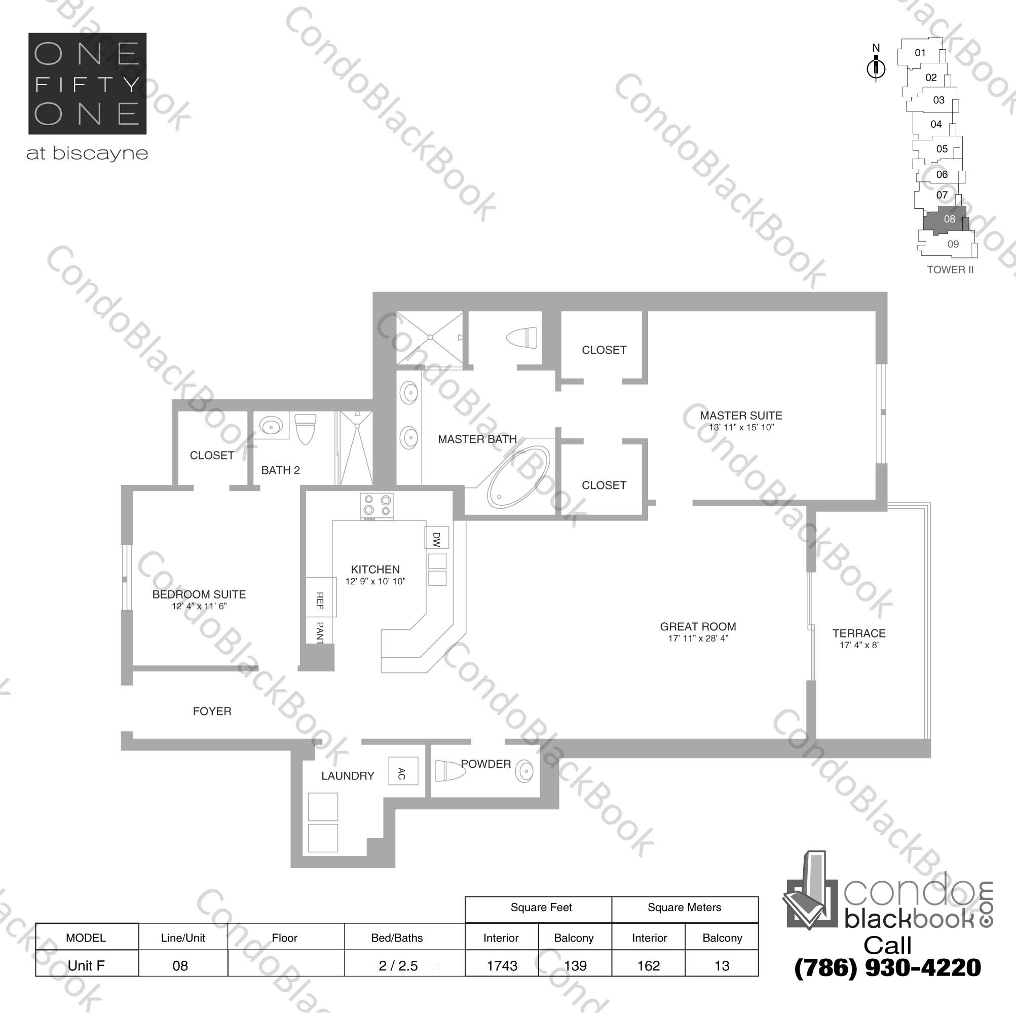 One Fifty One At Biscayne Unit #1008 Condo in Biscayne Corridor North ...