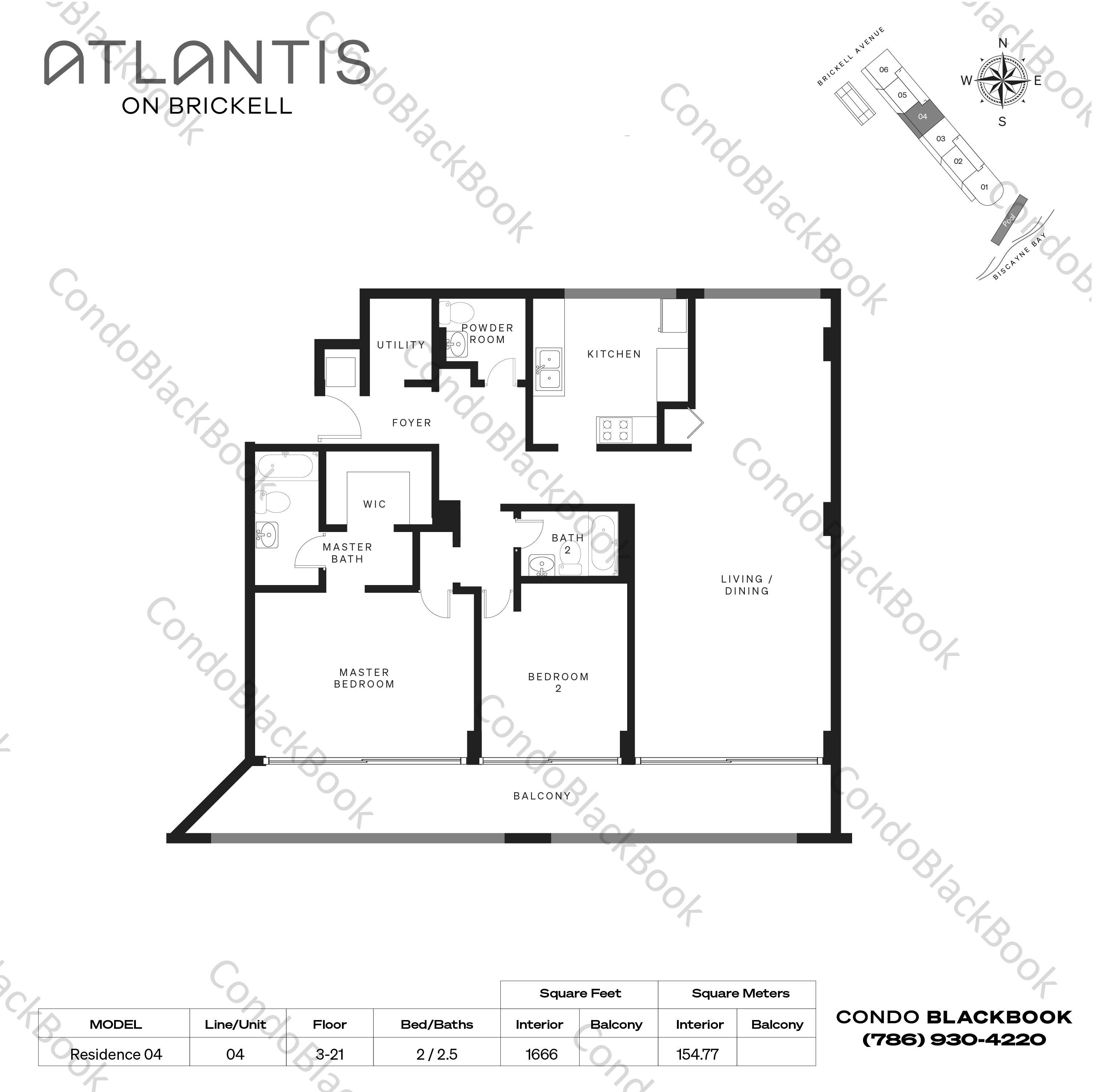 Atlantis on Brickell Unit #2104 Condo in Brickell - Miami Condos ...