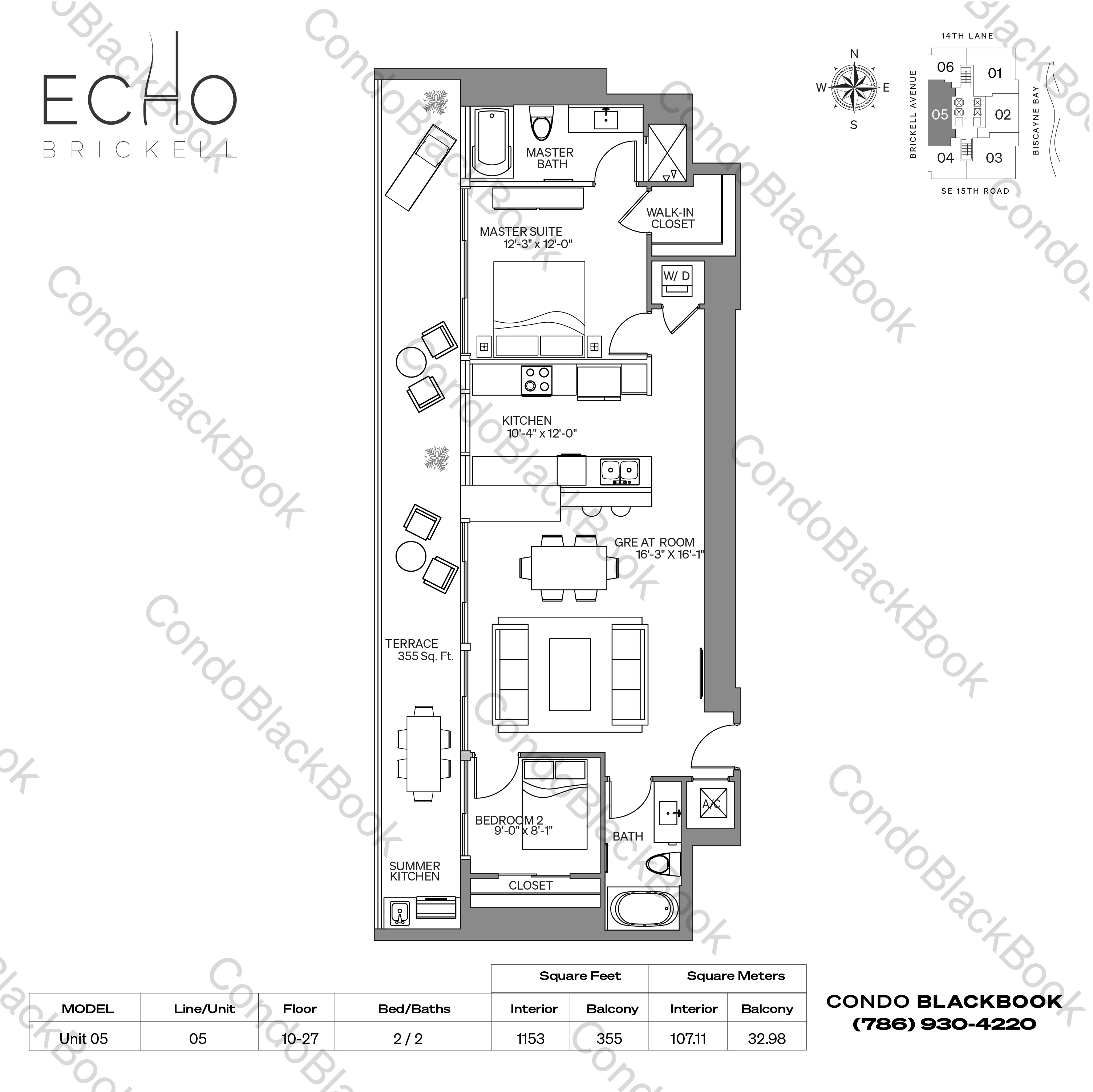 Echo Brickell Condo Floor Plans | Floor Roma