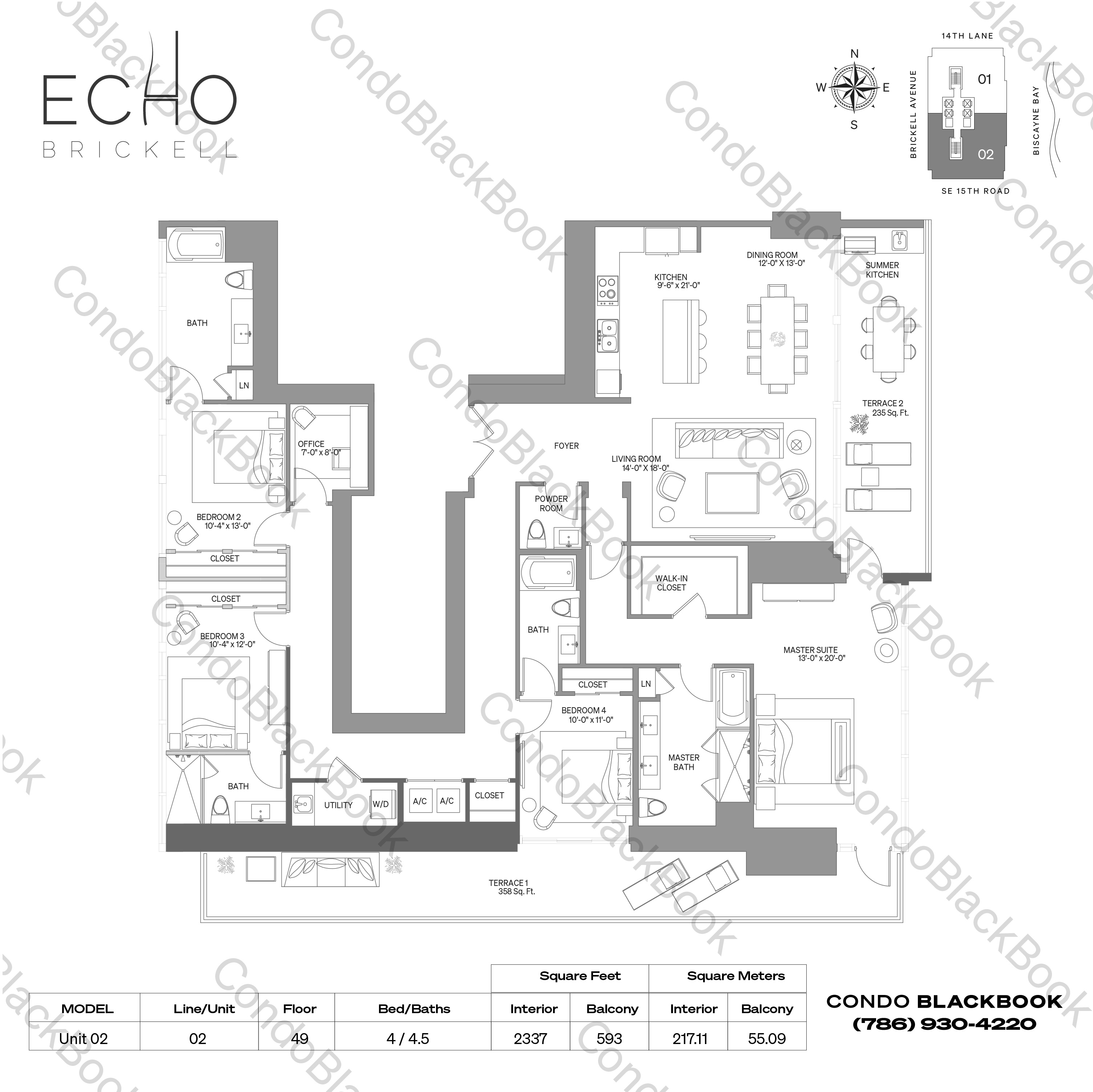 Echo Brickell Condo Floor Plans | Floor Roma