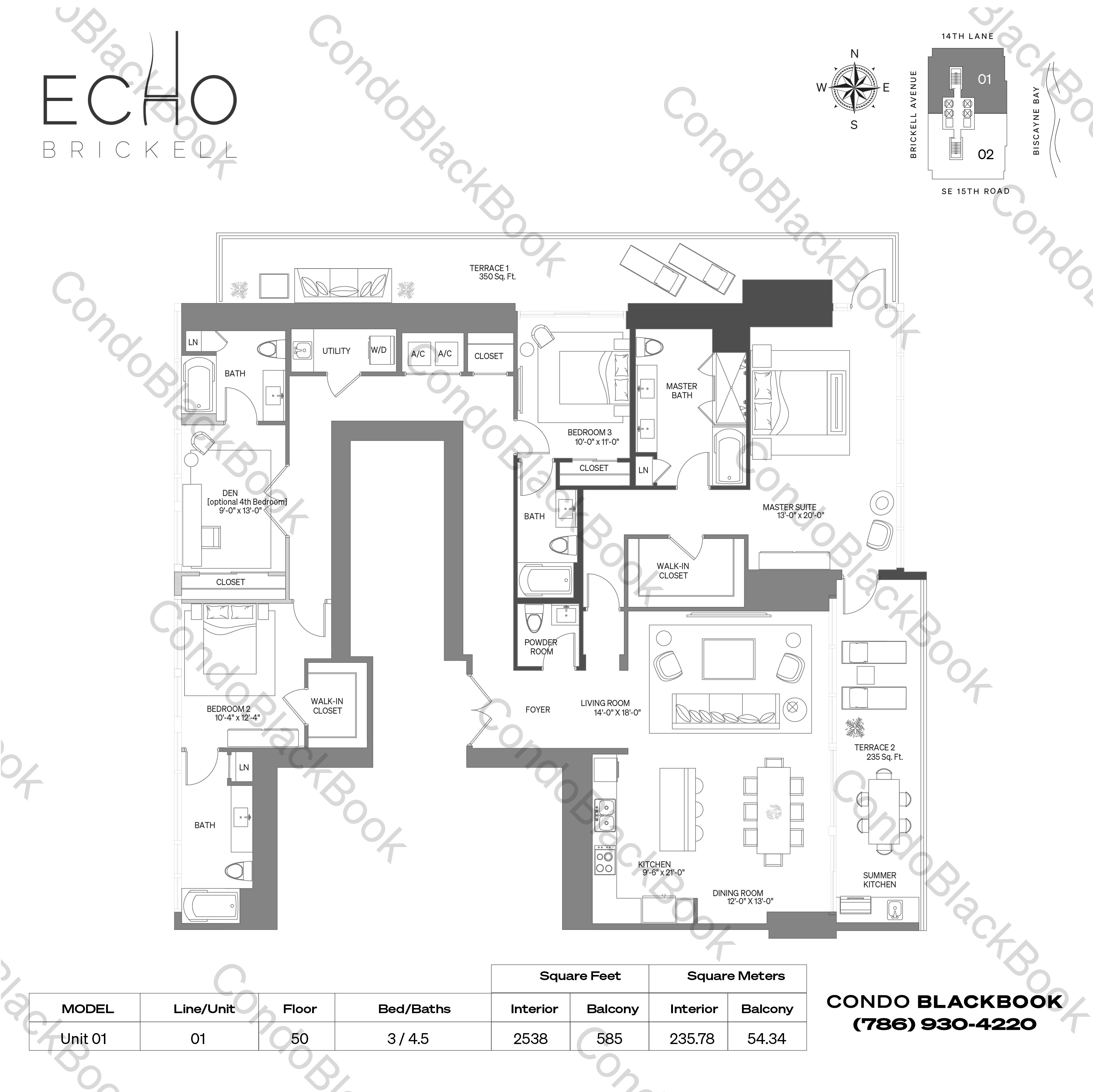 Echo Brickell Condo Floor Plans | Floor Roma