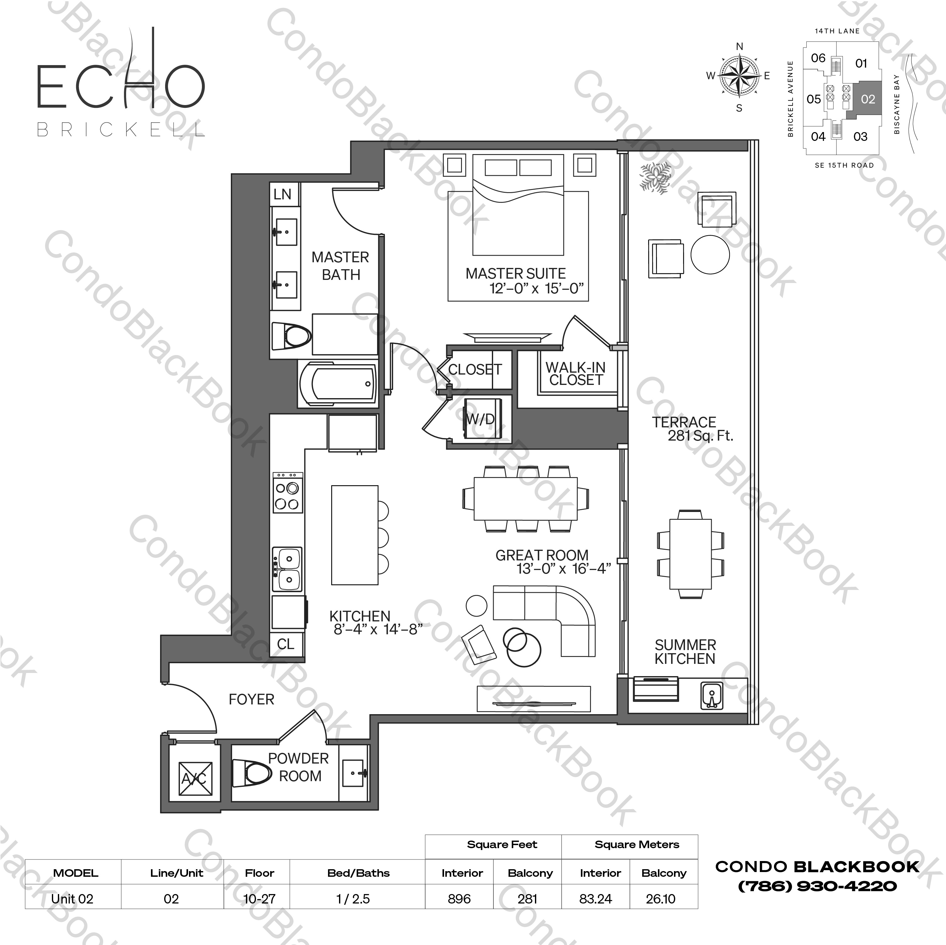 Echo Brickell Unit #2502 Condo in Brickell - Miami Condos | CondoBlackBook