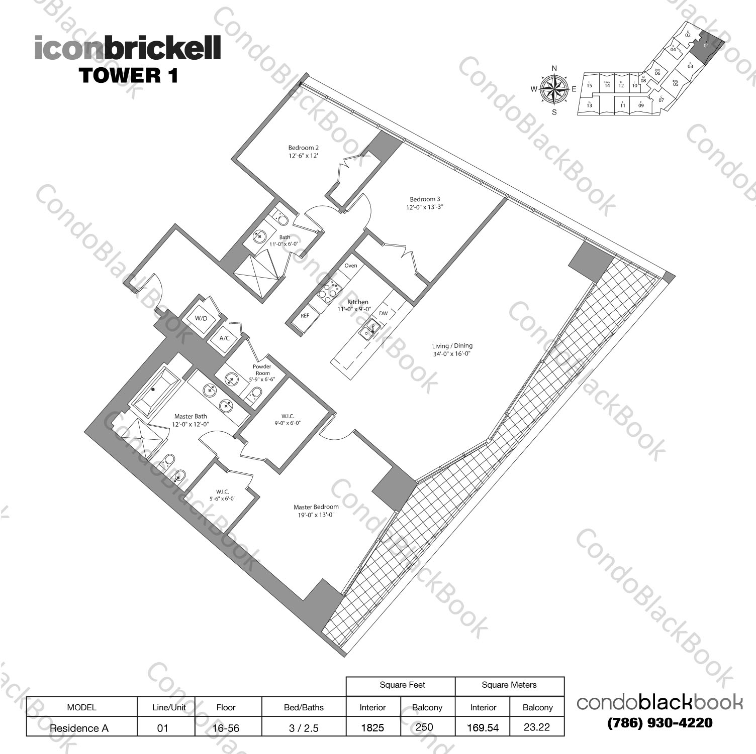 Icon Brickell I Unit #2101 Condo in Brickell - Miami Condos ...