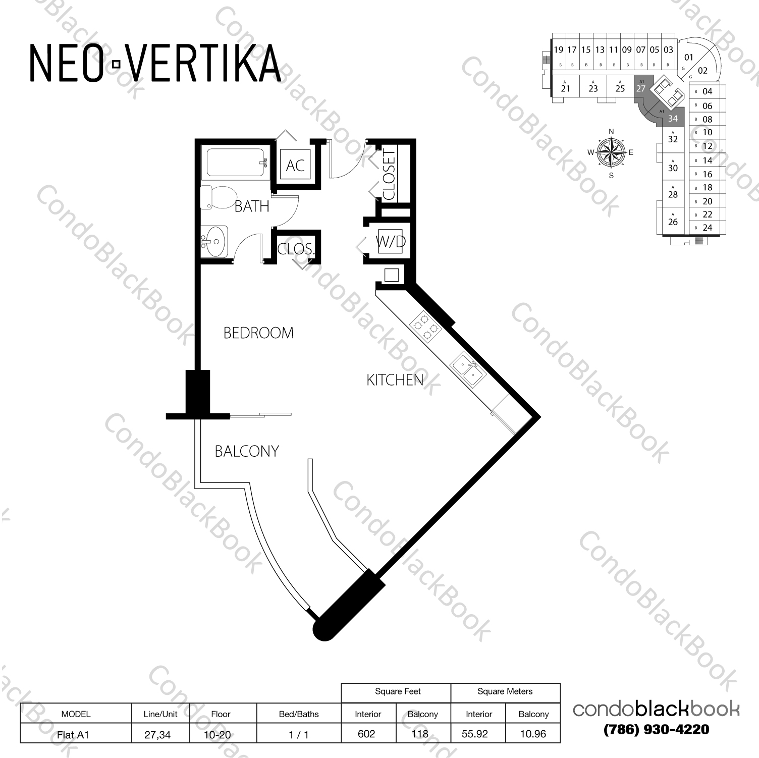 Neo Vertika Unit #1434 Condo in Brickell - Miami Condos | CondoBlackBook