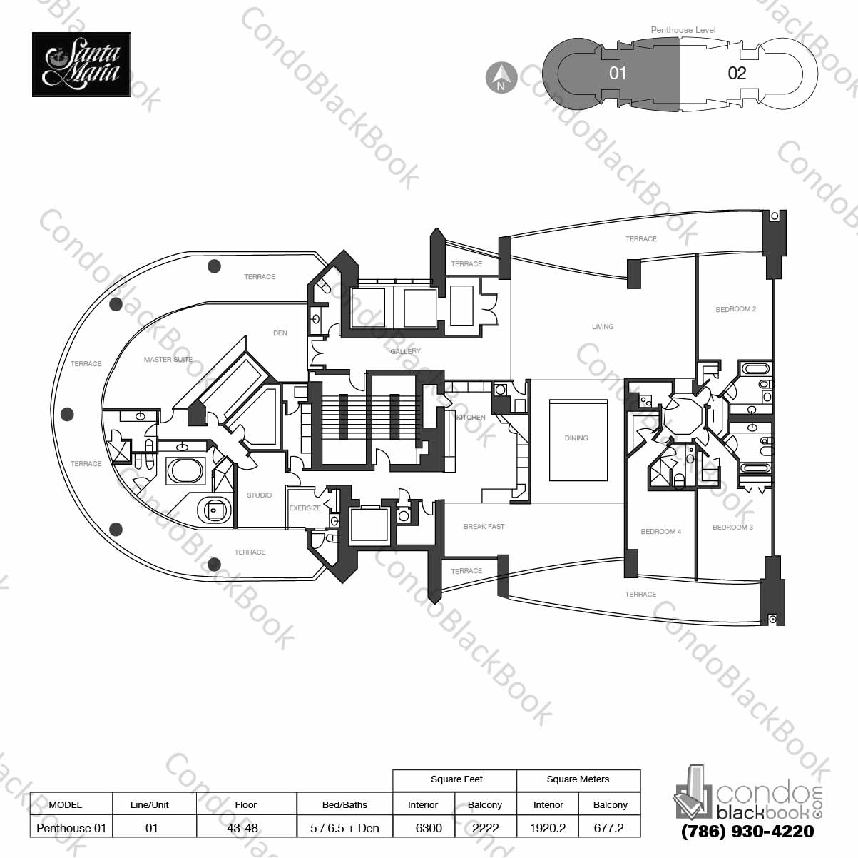 Santa Maria Unit #PH4501 Condo in Brickell - Miami Condos | CondoBlackBook