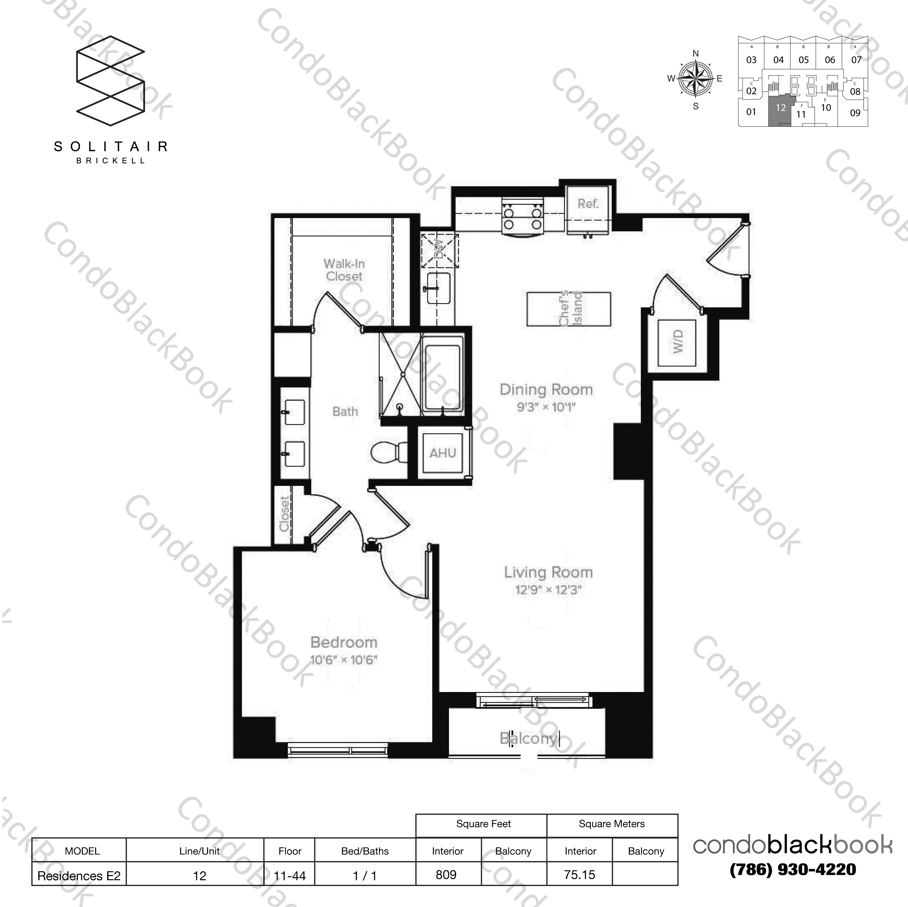 Solitair Brickell Unit #2612 Condo in Brickell - Miami Condos ...