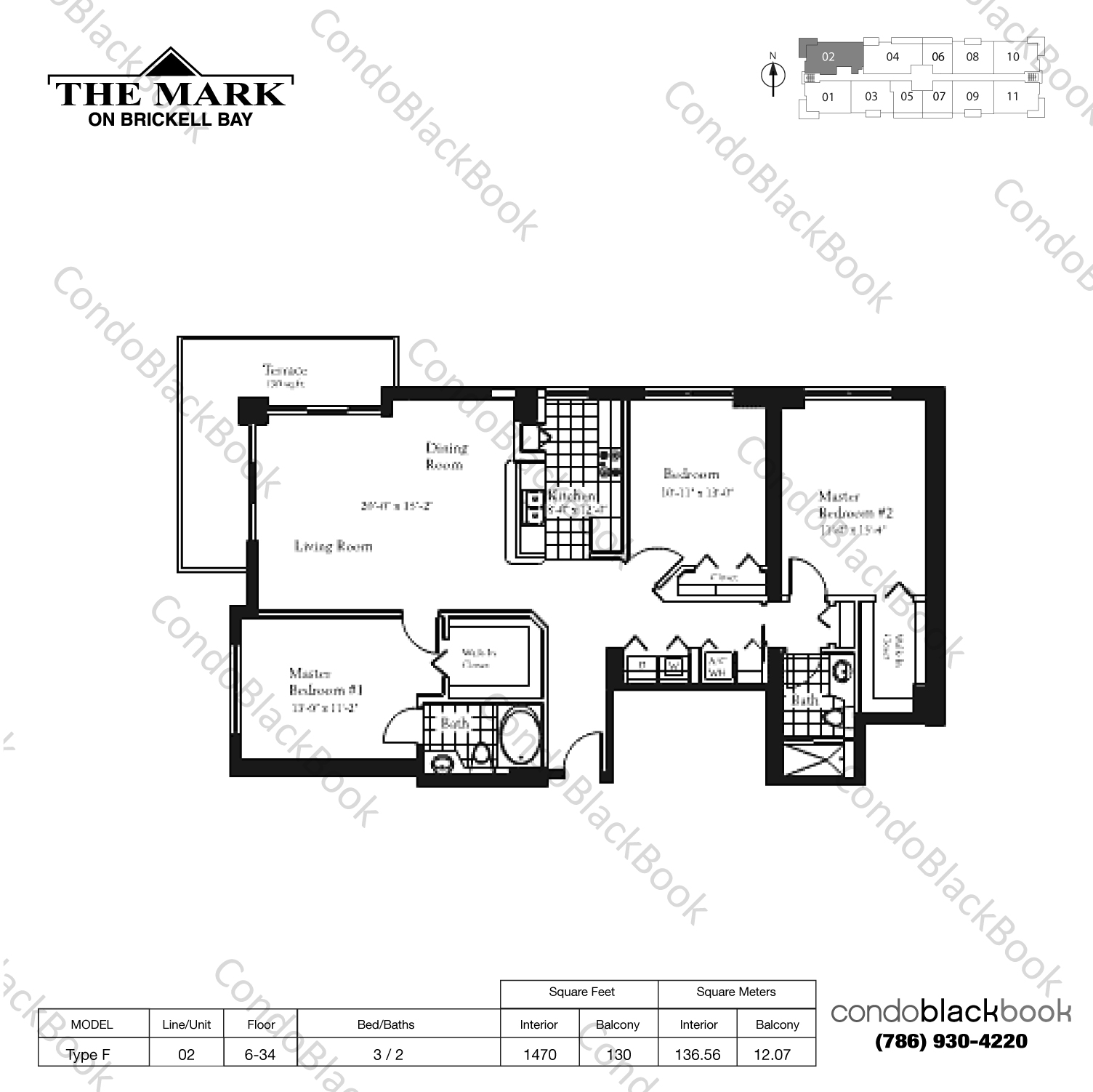 The Mark Unit #1802 Condo in Brickell - Miami Condos | CondoBlackBook