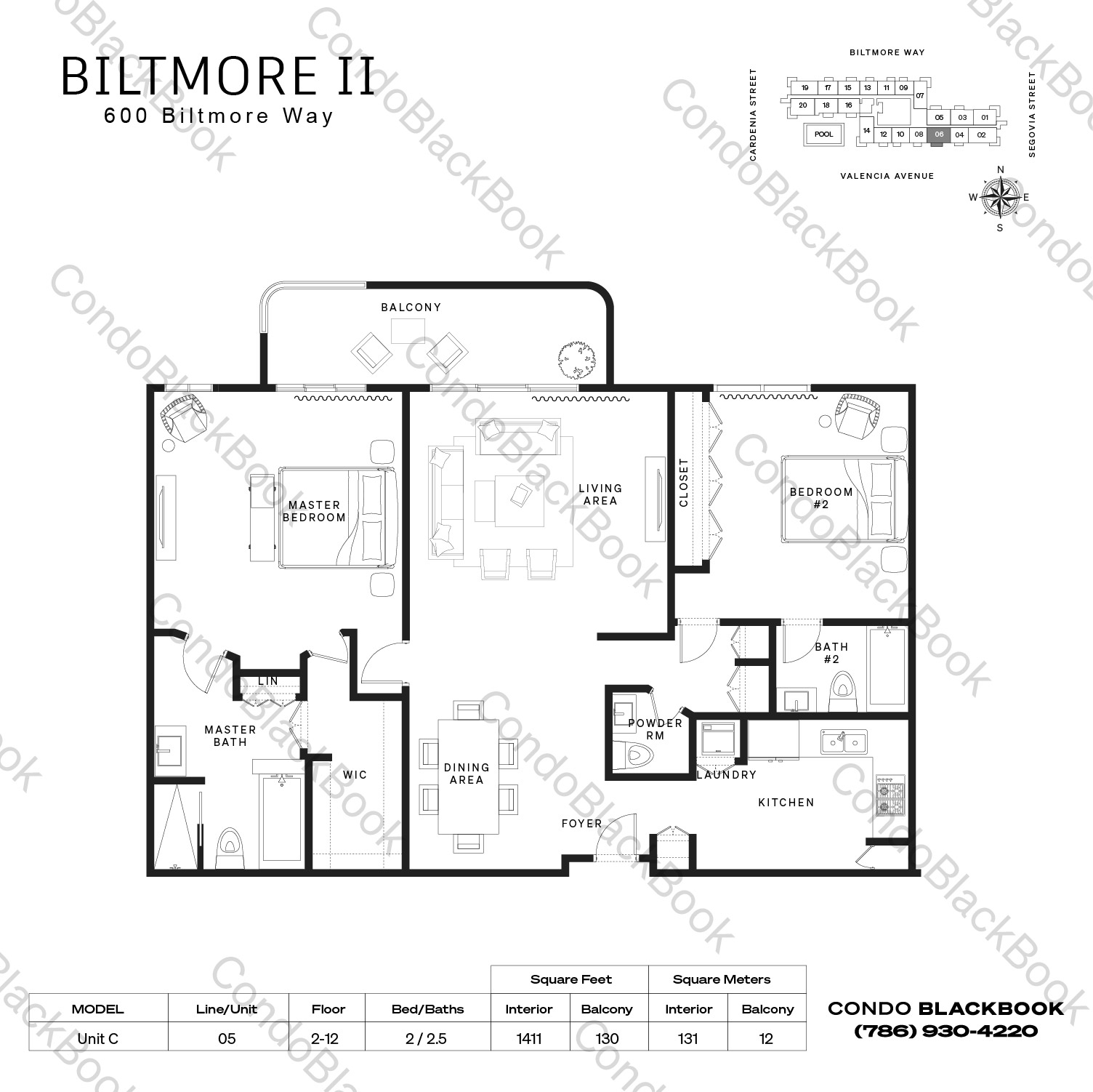 Biltmore II Unit #1005 Condo in Coral Gables | CondoBlackBook