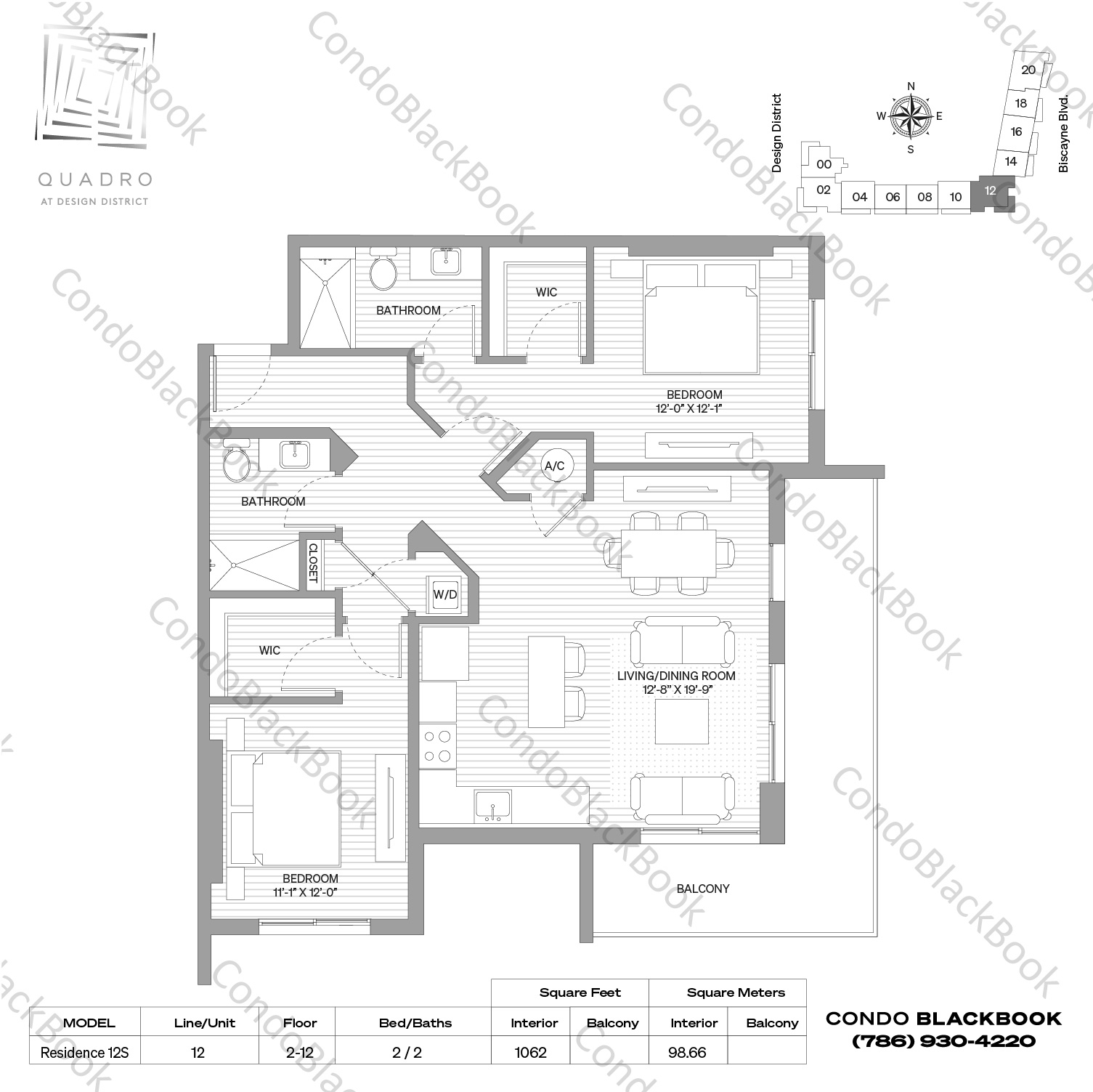 Quadro Unit #S-712 Condo in Design District / Buena Vista - Miami ...