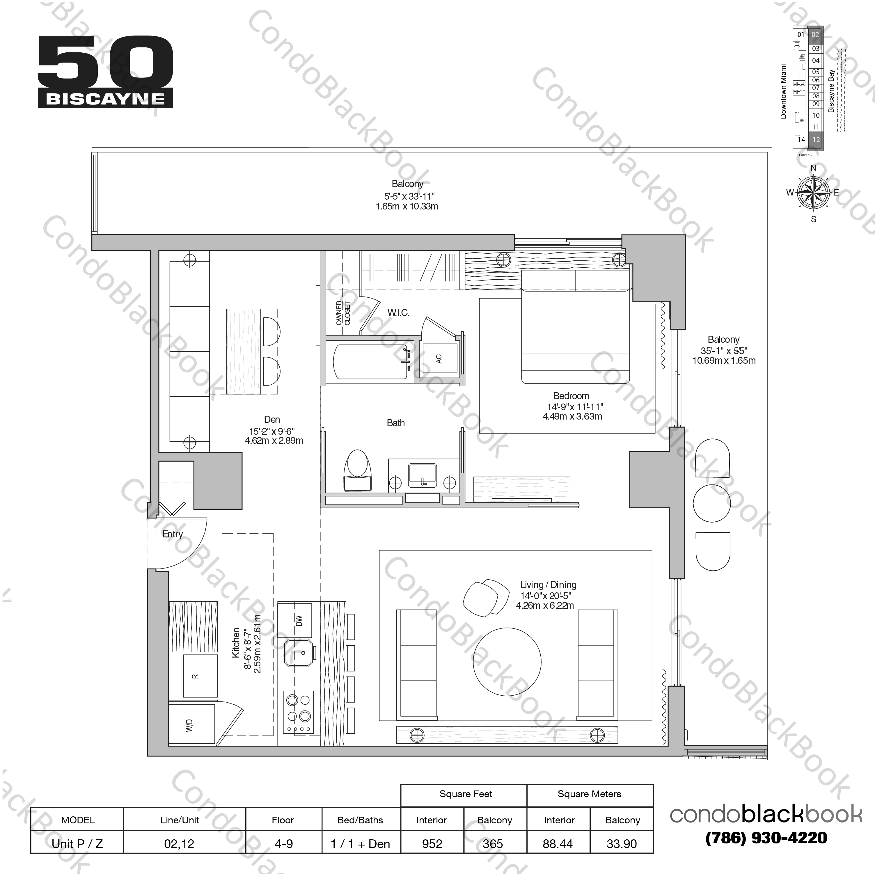 50 Biscayne Unit #502 Condo in Downtown Miami - Miami Condos ...