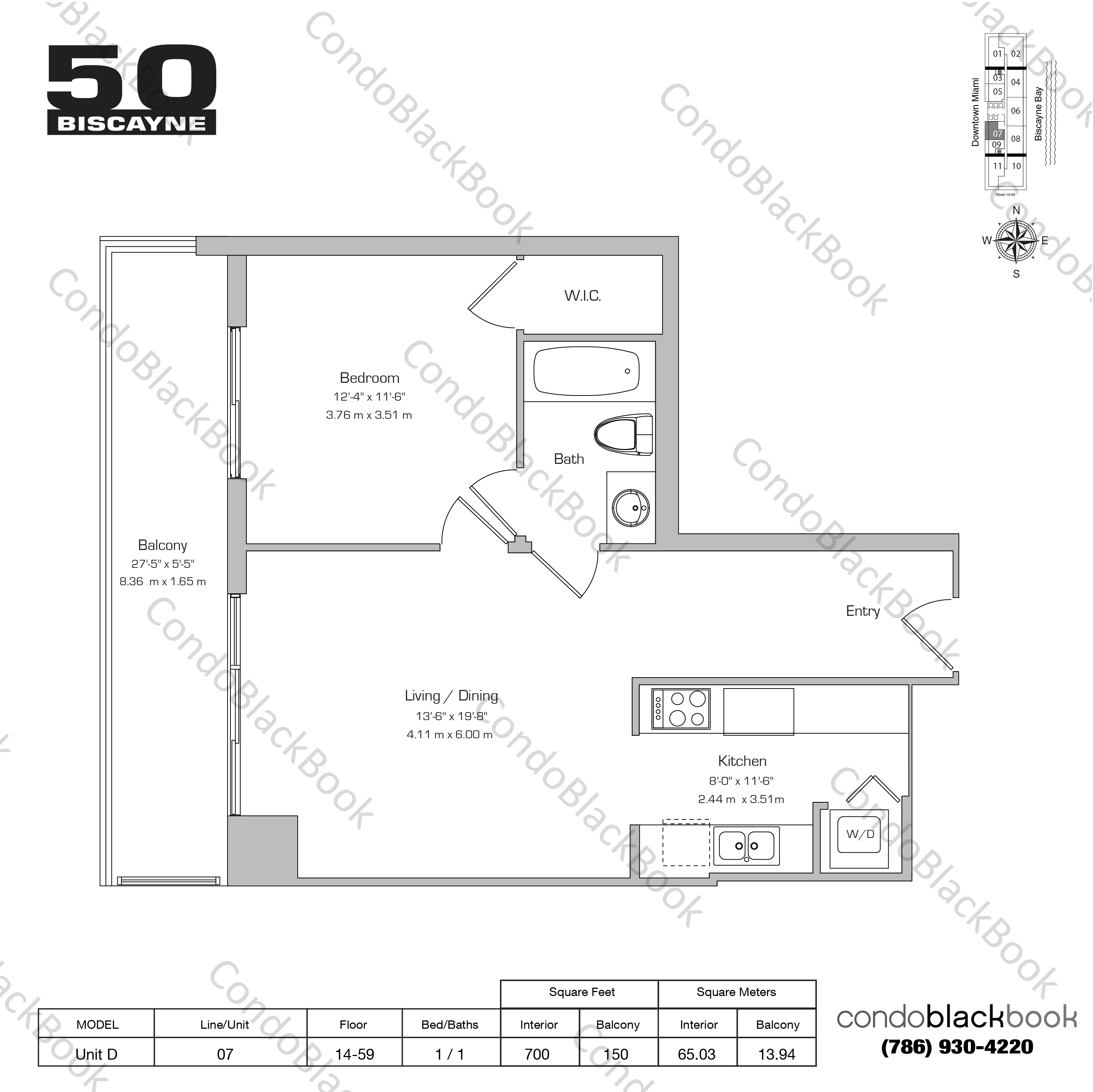 50 Biscayne Unit #1507 Condo in Downtown Miami - Miami Condos ...