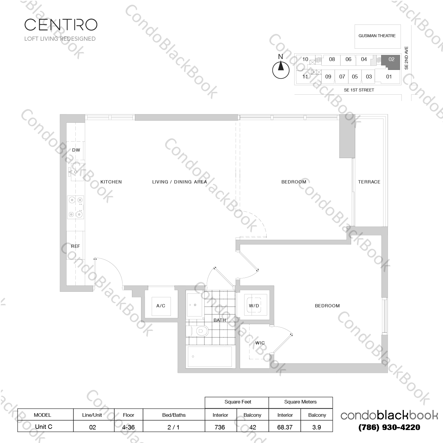 Centro Unit #1902 Condo for Sale in Downtown Miami - Miami Condos ...