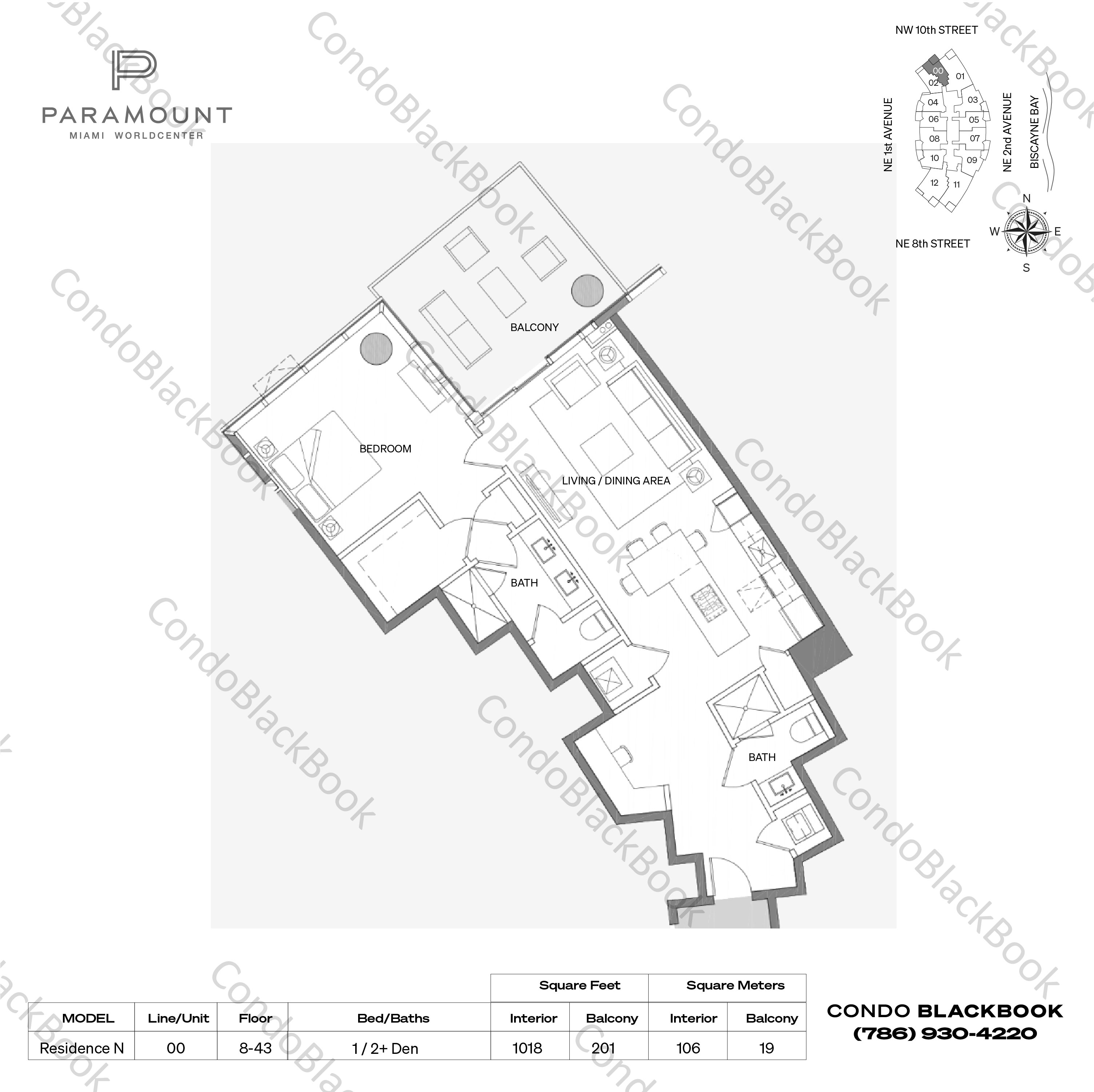 Paramount Miami Worldcenter Unit #3000 Condo in Downtown Miami - Miami ...