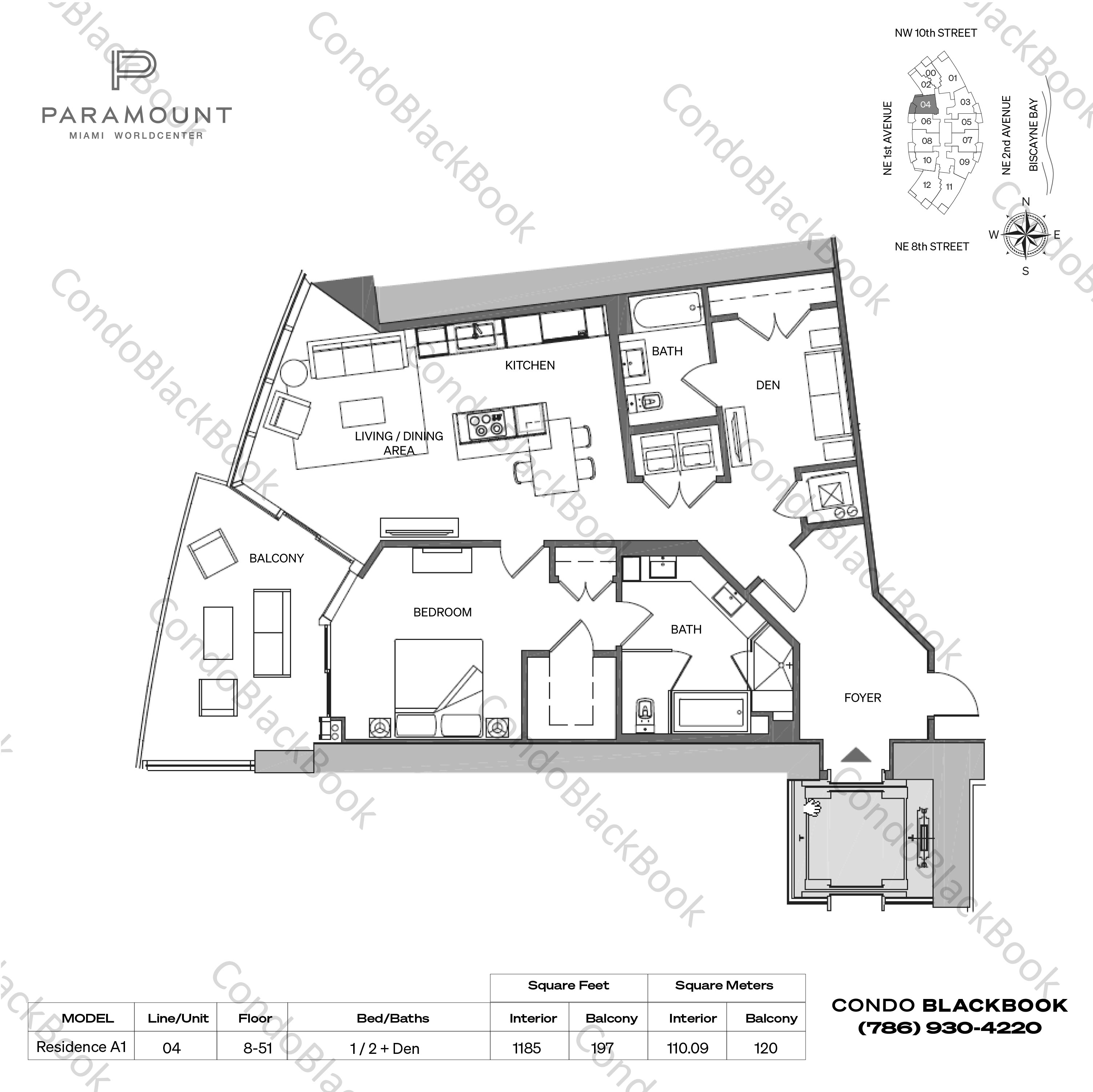 Paramount Miami Worldcenter Unit #2104 Condo for Sale in Downtown Miami ...