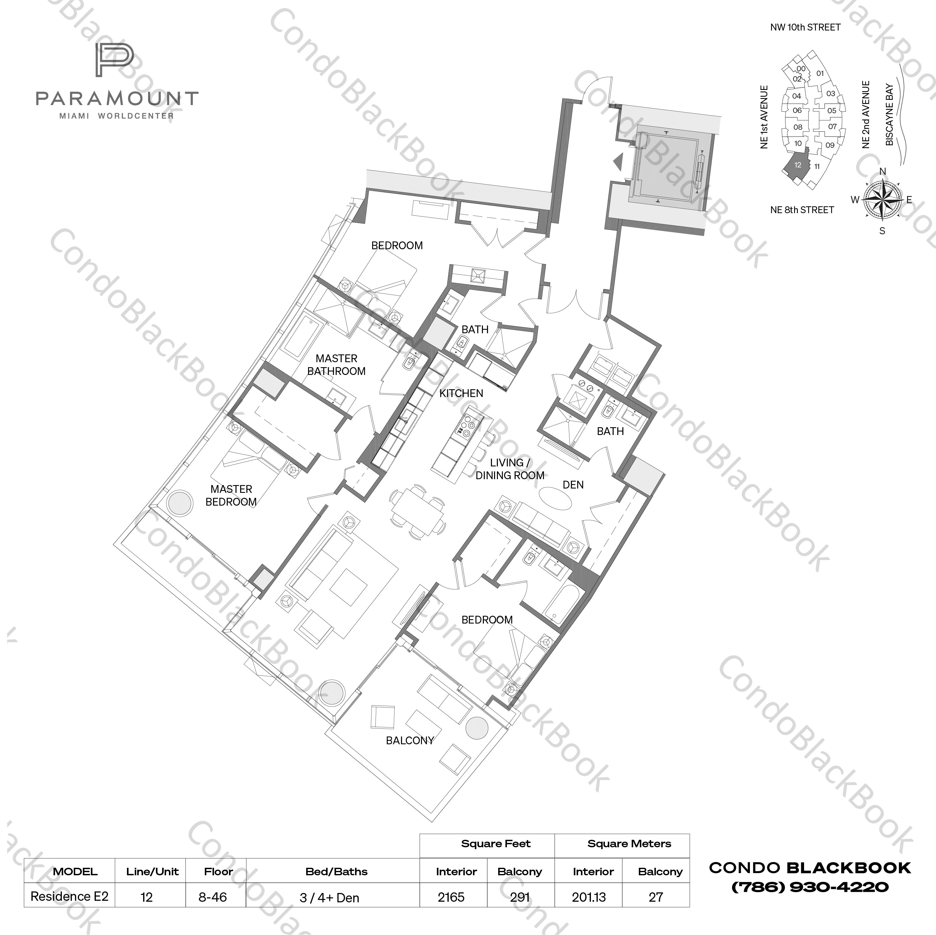 Paramount Miami Worldcenter Unit #4312 Condo in Downtown Miami - Miami ...