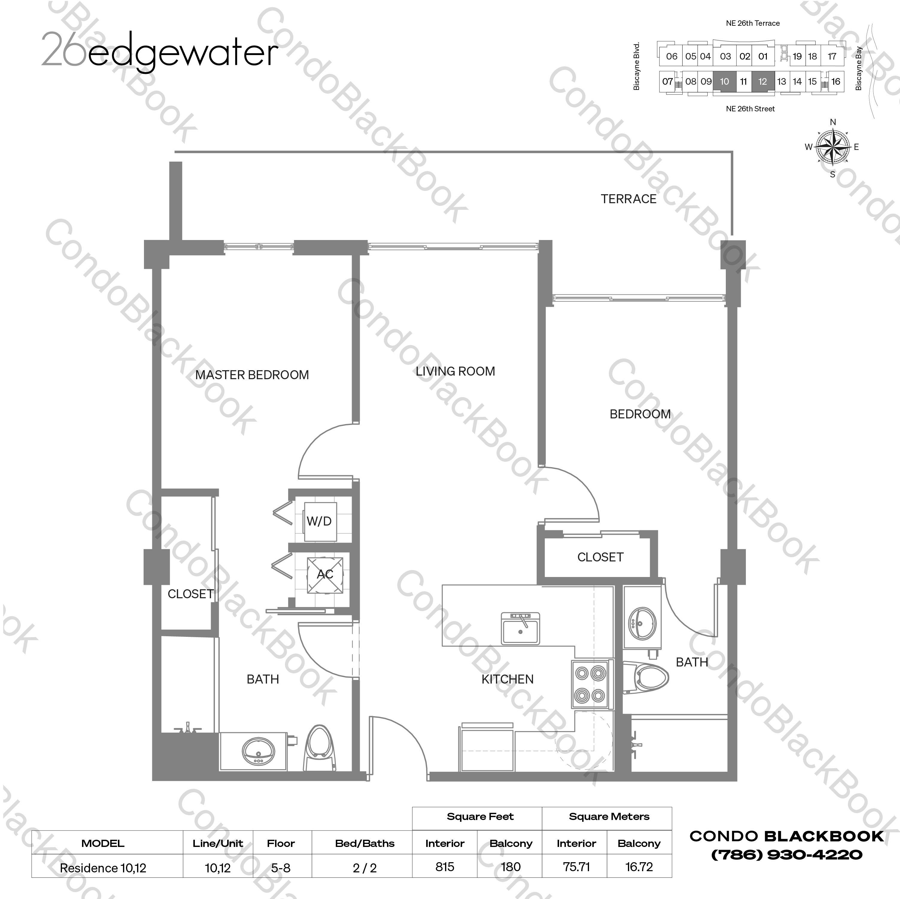 26 Edgewater Unit #612 Condo in Edgewater - Miami Condos | CondoBlackBook