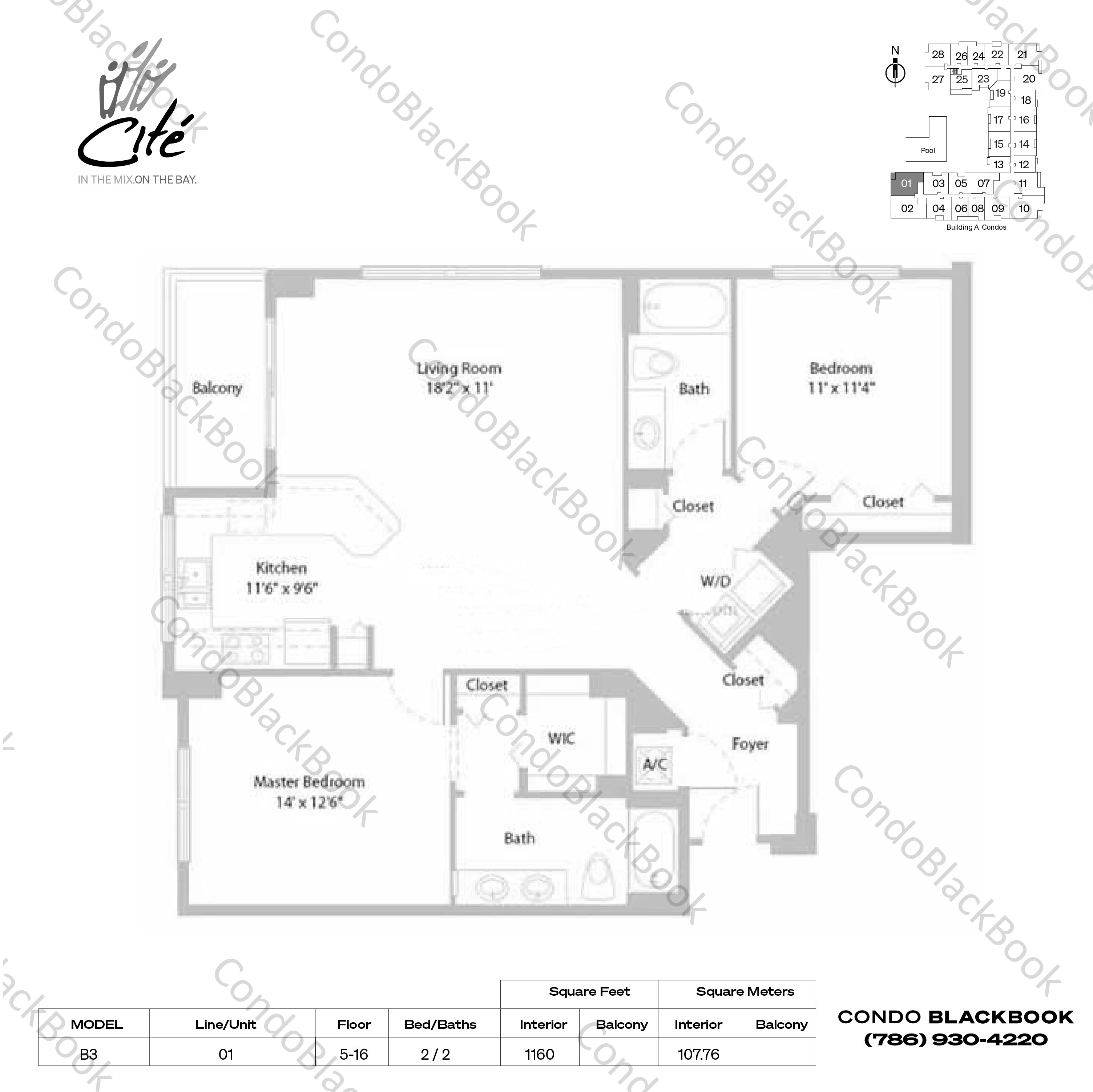 Cite Unit #601 Condo in Edgewater - Miami Condos | CondoBlackBook