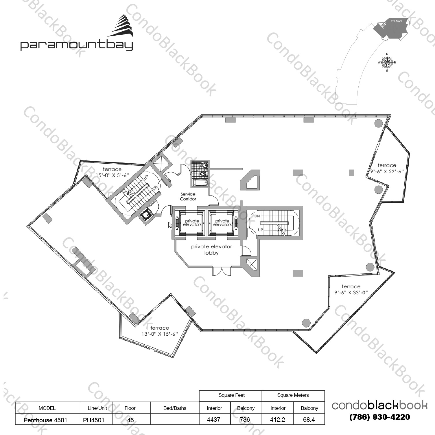 Paramount Bay Unit #PH4702 Condo in Edgewater - Miami Condos ...