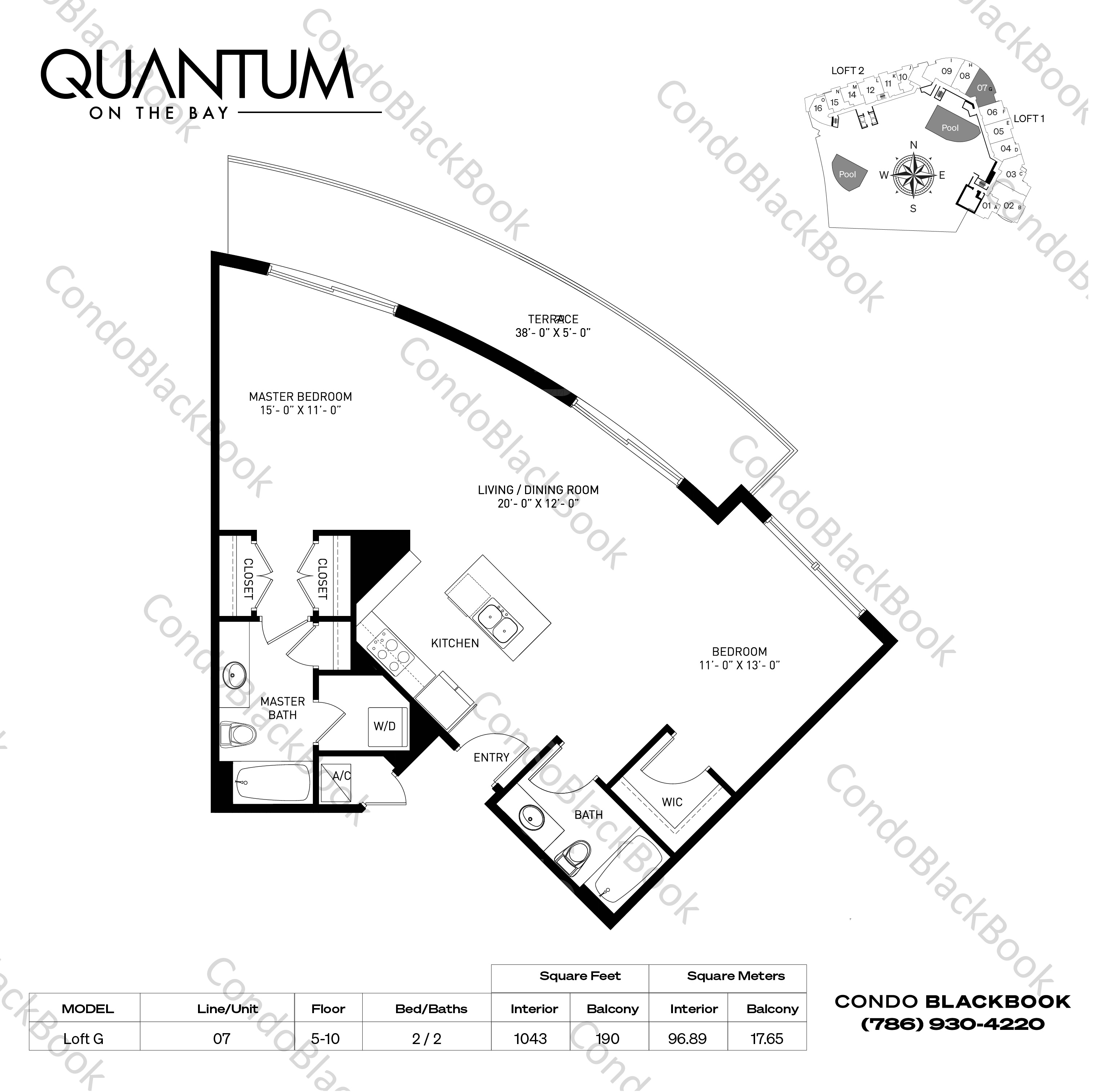 Quantum on the Bay Unit #607 Condo in Edgewater - Miami Condos ...