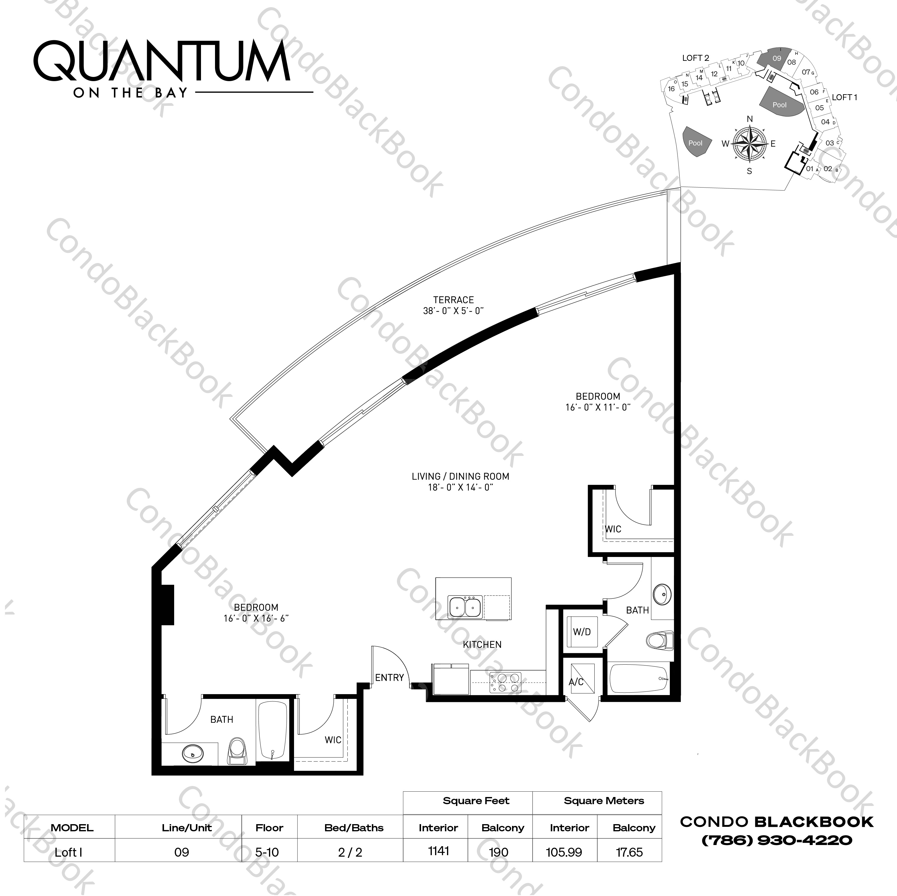 Quantum on the Bay Unit #509 Condo in Edgewater - Miami Condos ...