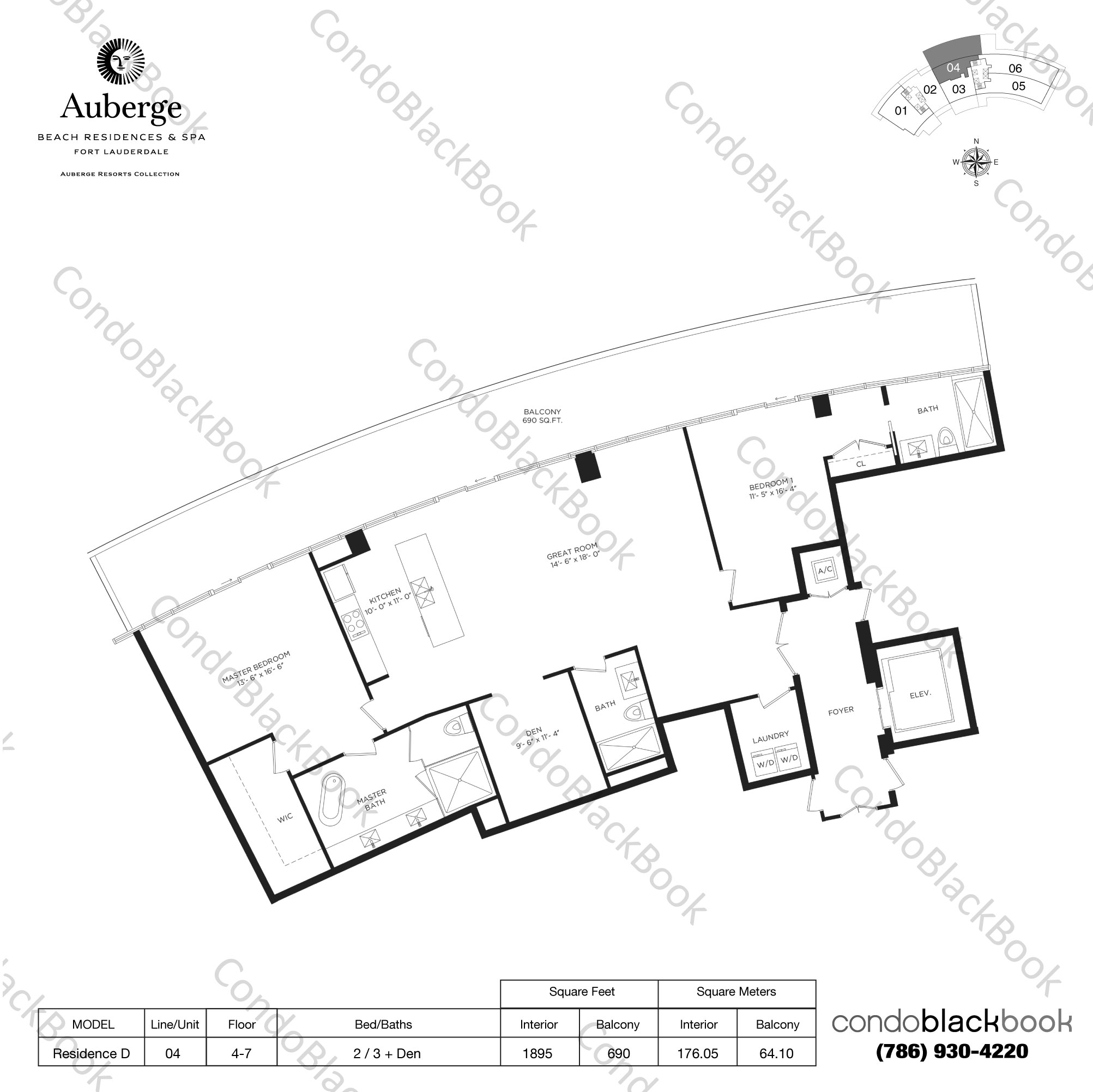 Auberge Beach Residences & Spa Unit #N504 Condo in Fort Lauderdale ...