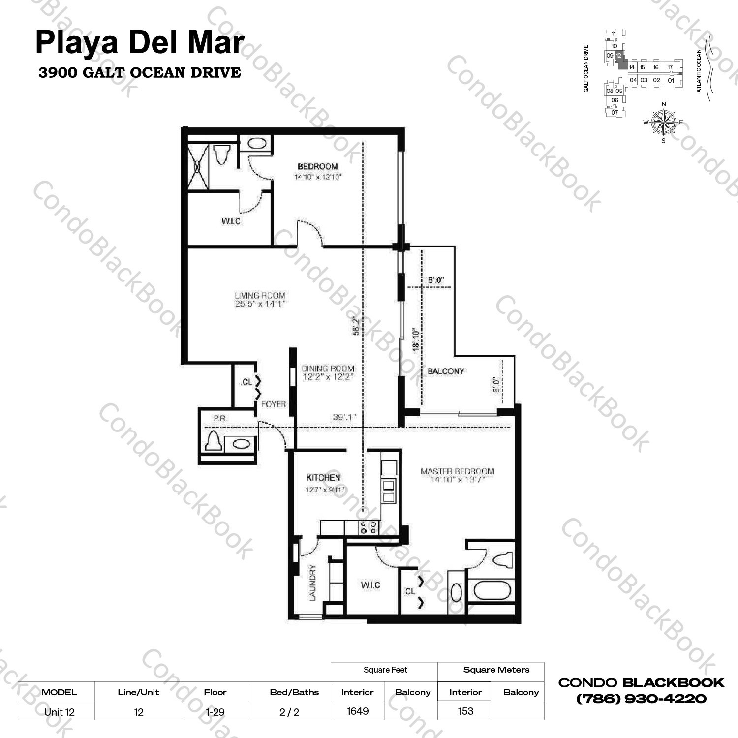 Playa Del Mar Unit #412 Condo in Fort Lauderdale | CondoBlackBook