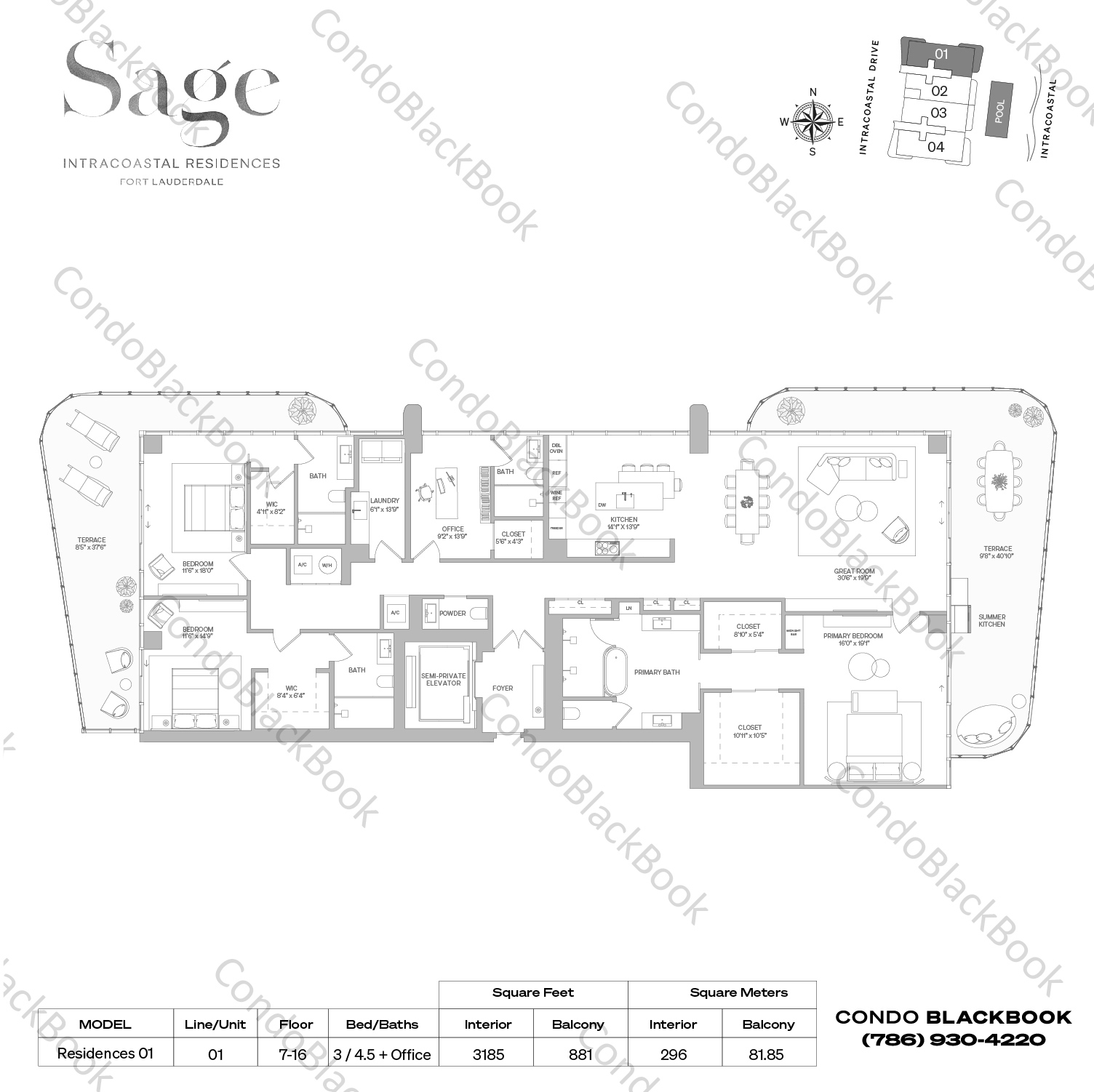 Sage Intracoastal Residences Unit #1201 Condo in Fort Lauderdale ...