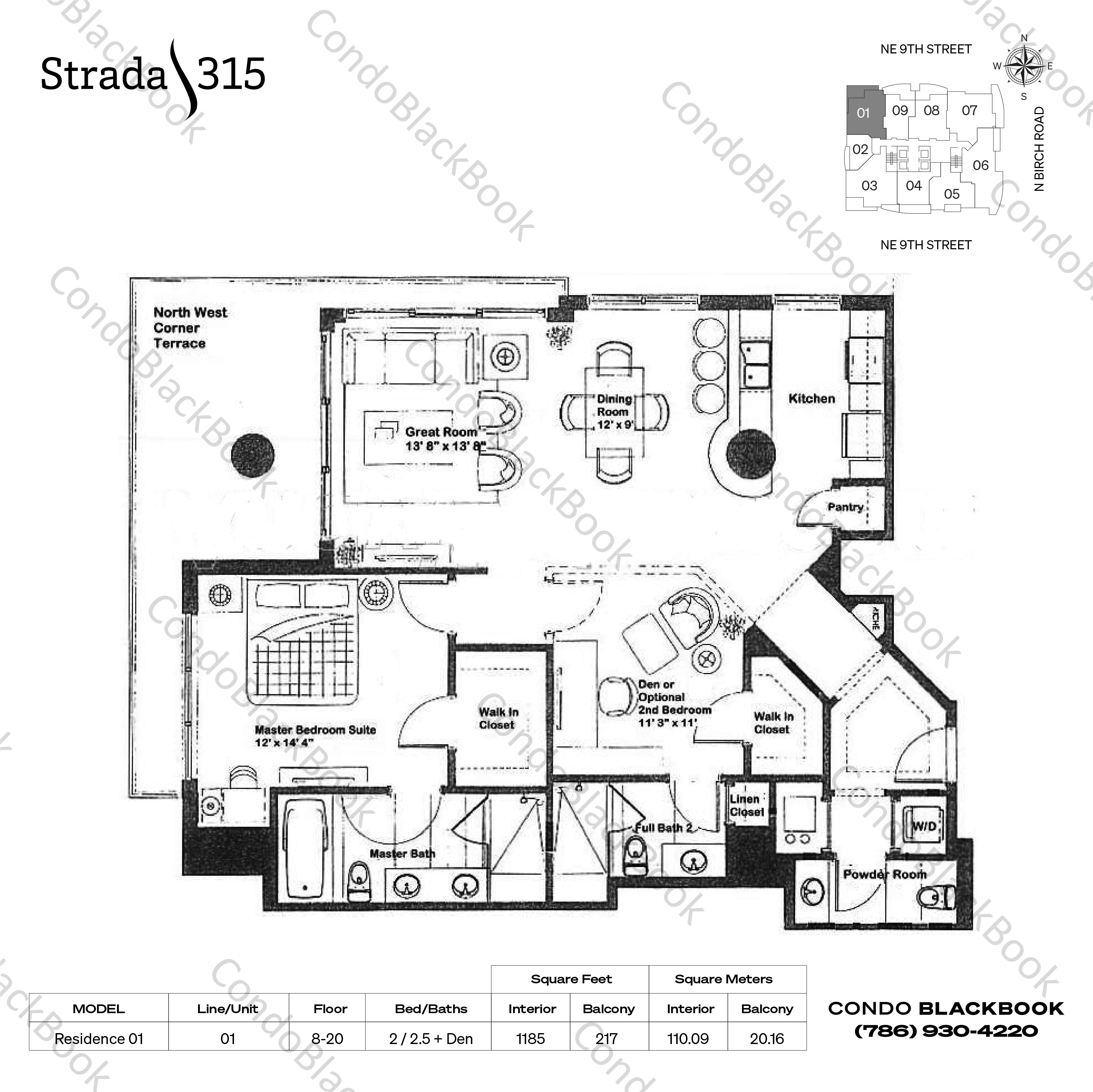 Strada 315 Unit #1101 Condo in Fort Lauderdale | CondoBlackBook