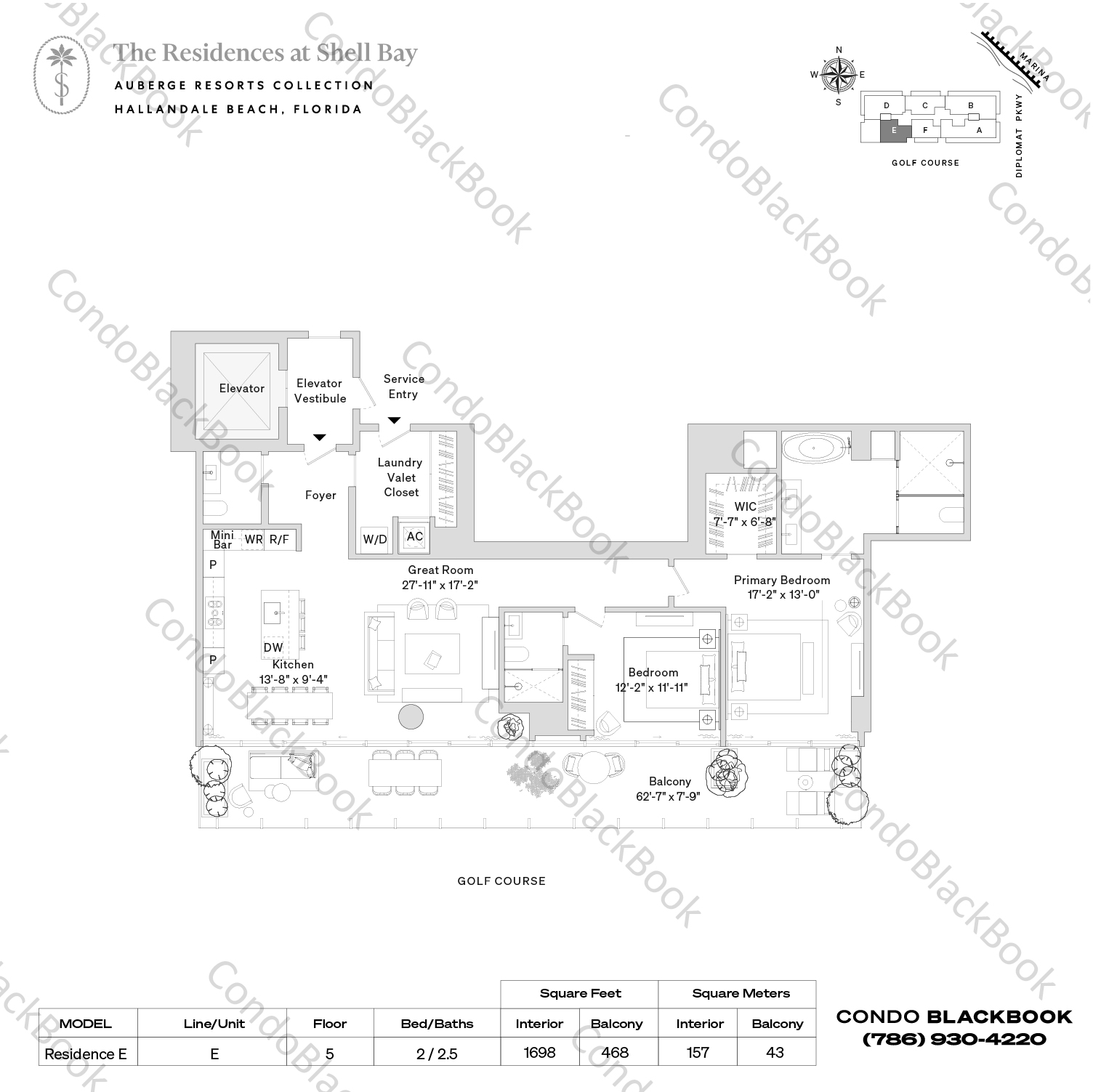 The Residences at Shell Bay Unit #5-E Condo for Sale in Hallandale ...