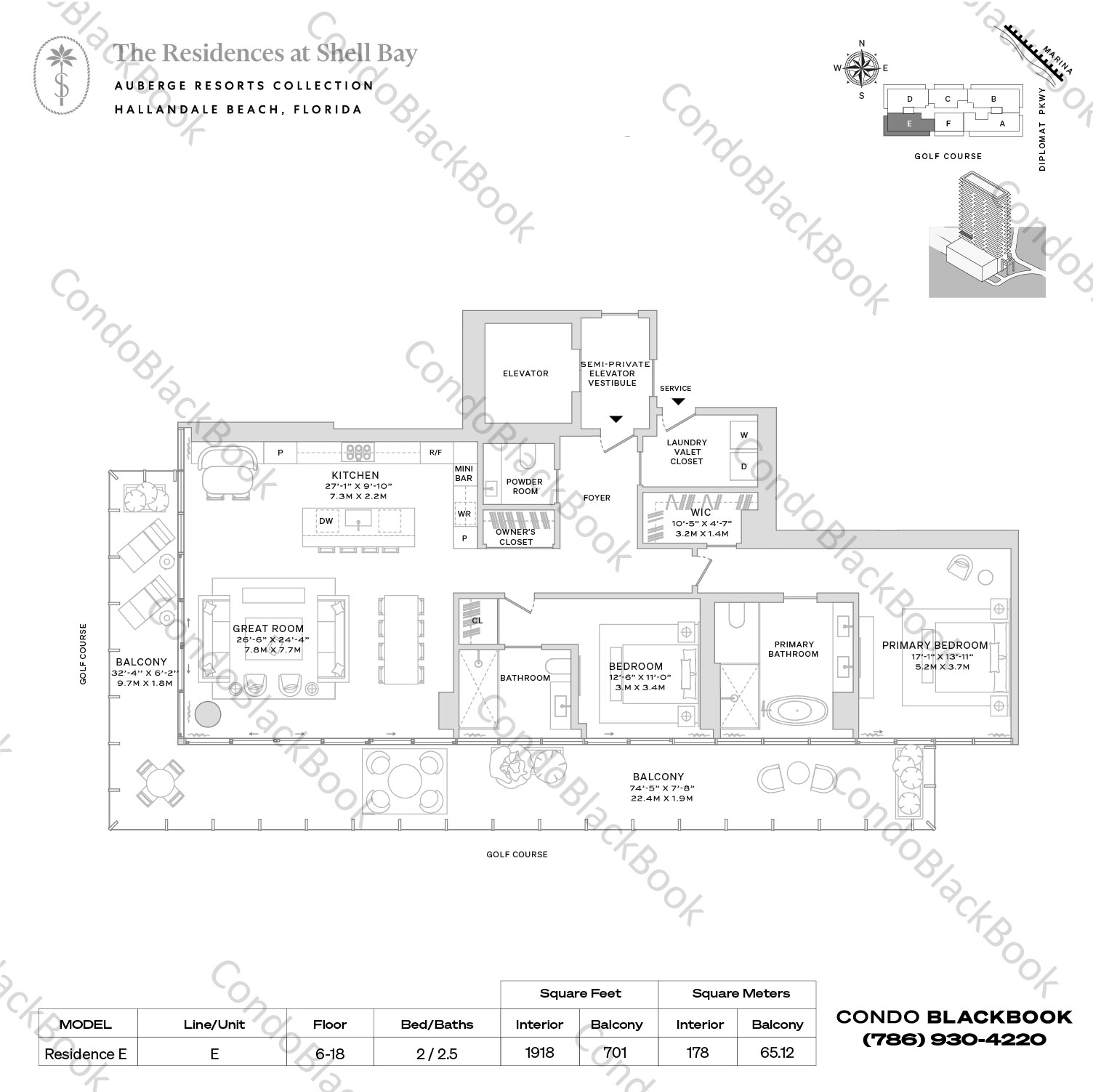 The Residences at Shell Bay Unit #15-E Condo in Hallandale Beach ...