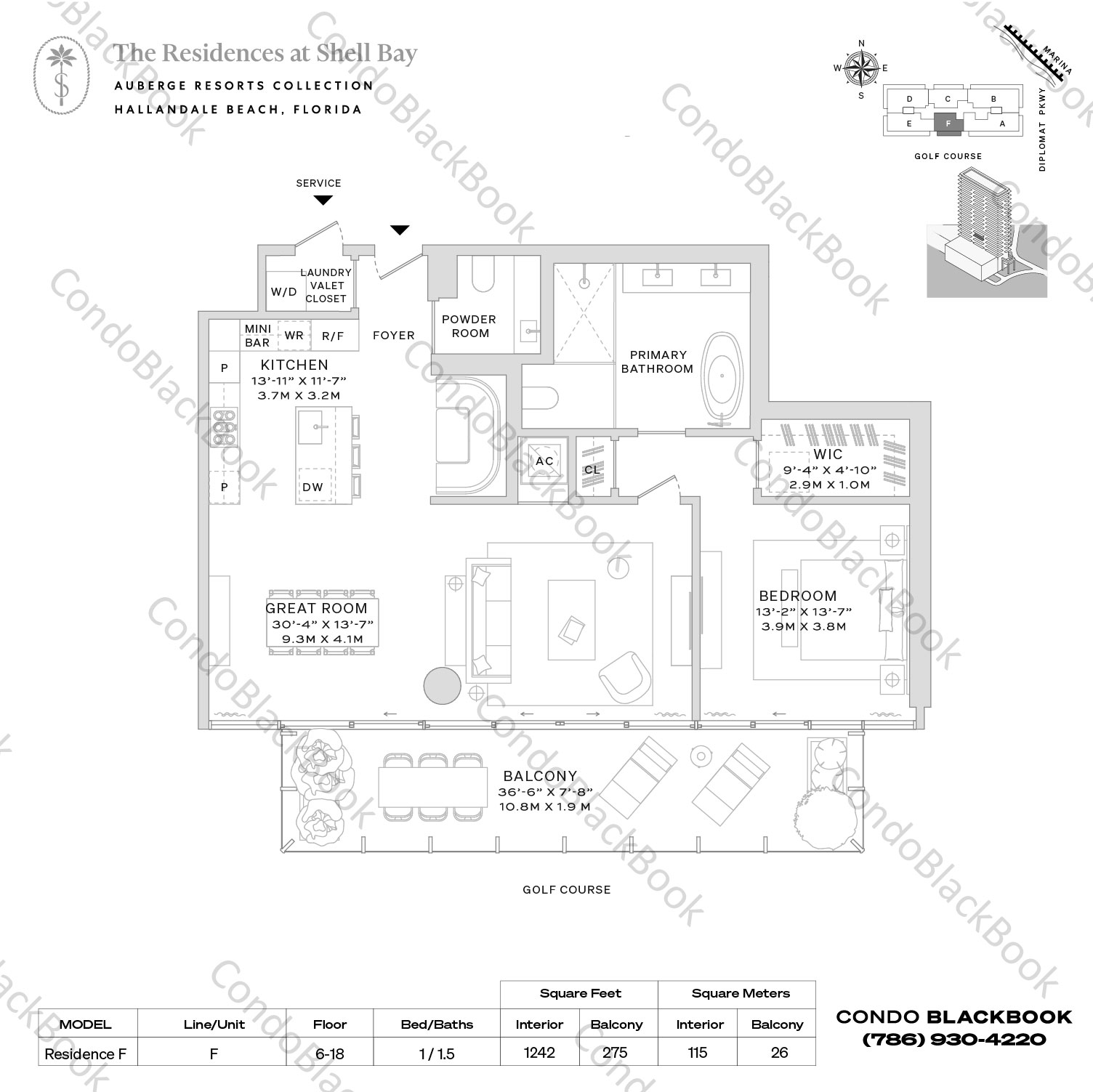 The Residences at Shell Bay Unit #15-F Condo in Hallandale Beach ...