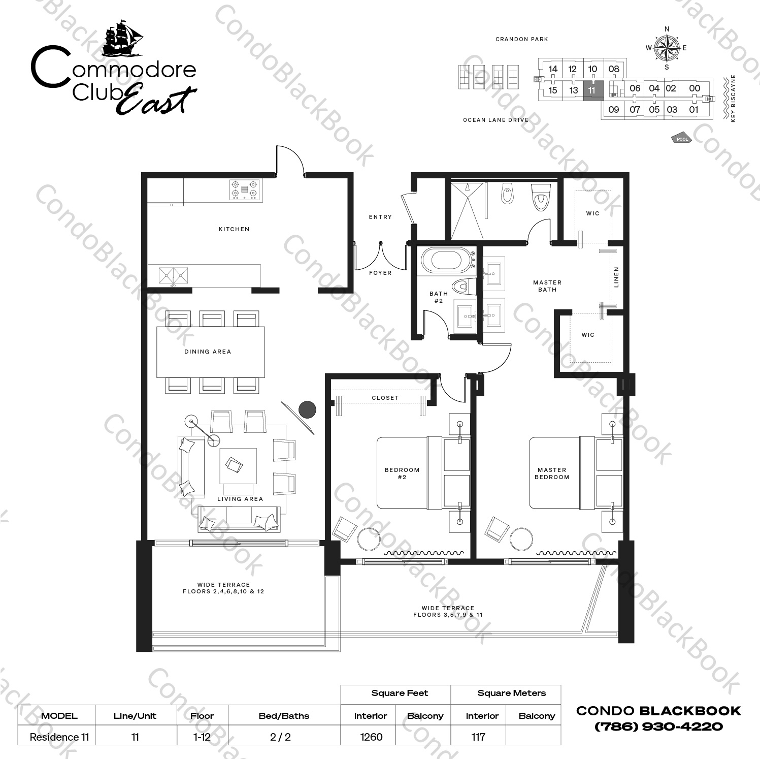 Commodore Club East Unit #311 Condo in Key Biscayne | CondoBlackBook