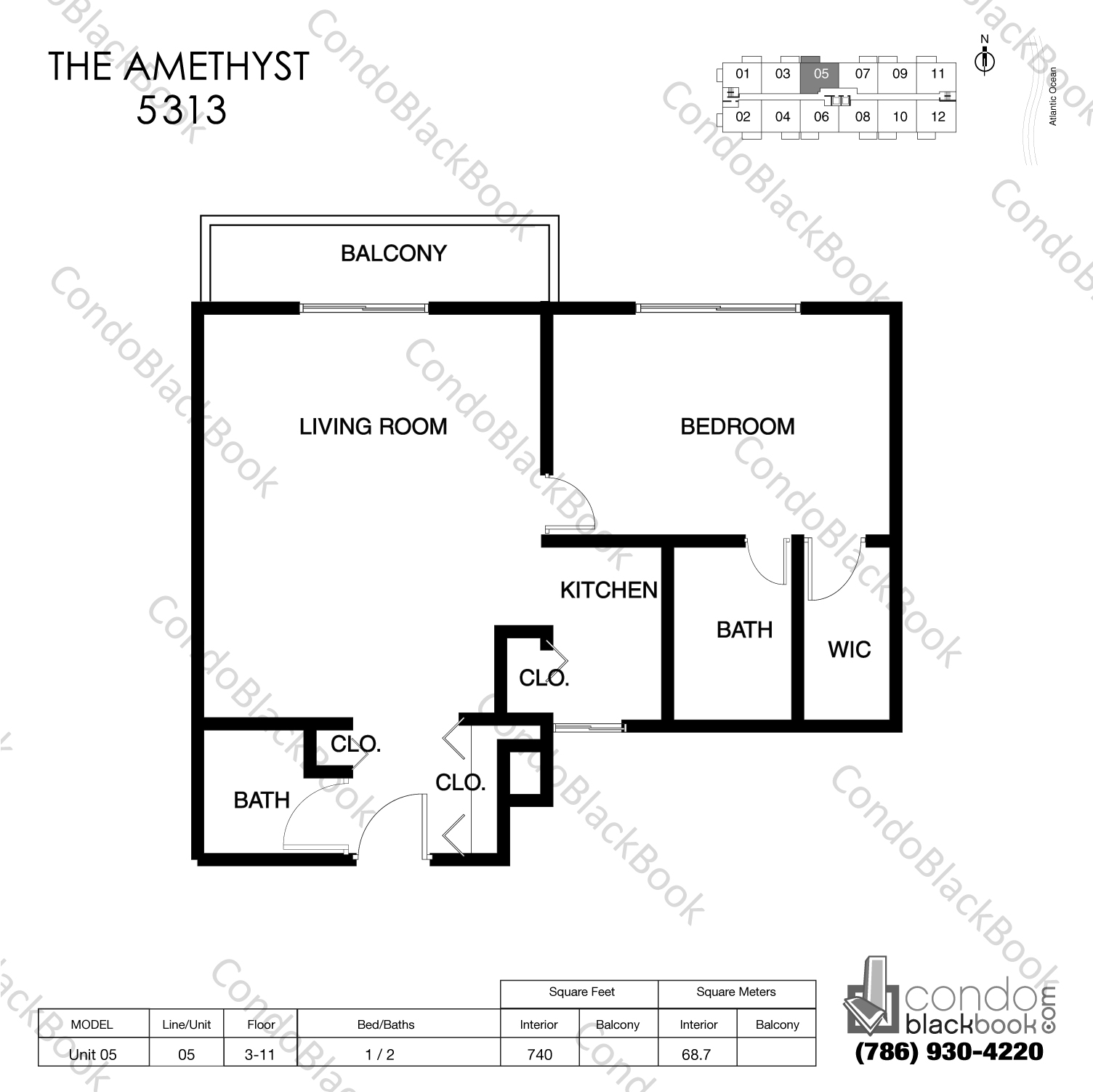 The Amethyst Unit #305 Condo in Mid-Beach - Miami Beach Condos ...