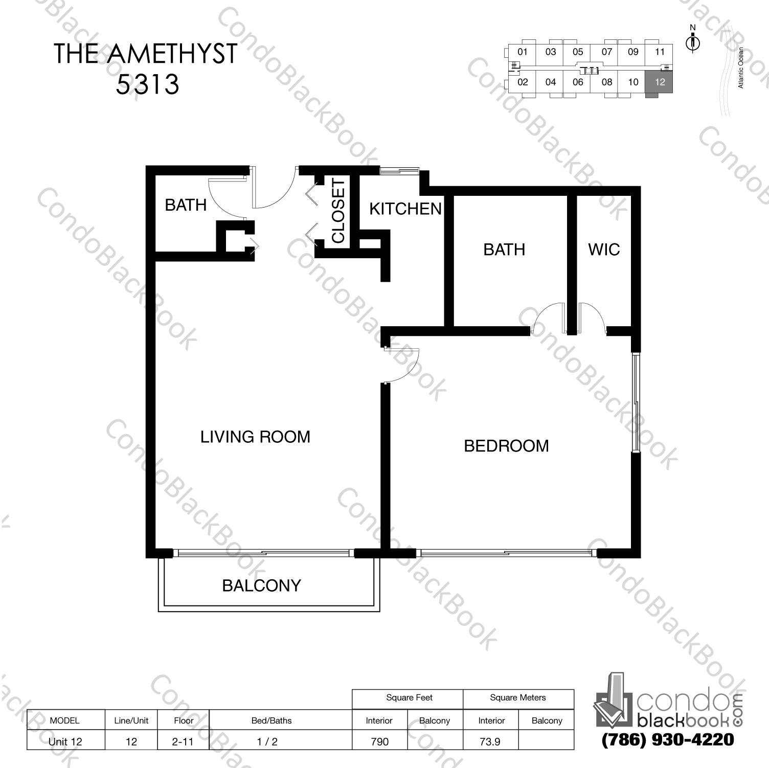 The Amethyst Unit #1112 Condo in Mid-Beach - Miami Beach Condos ...