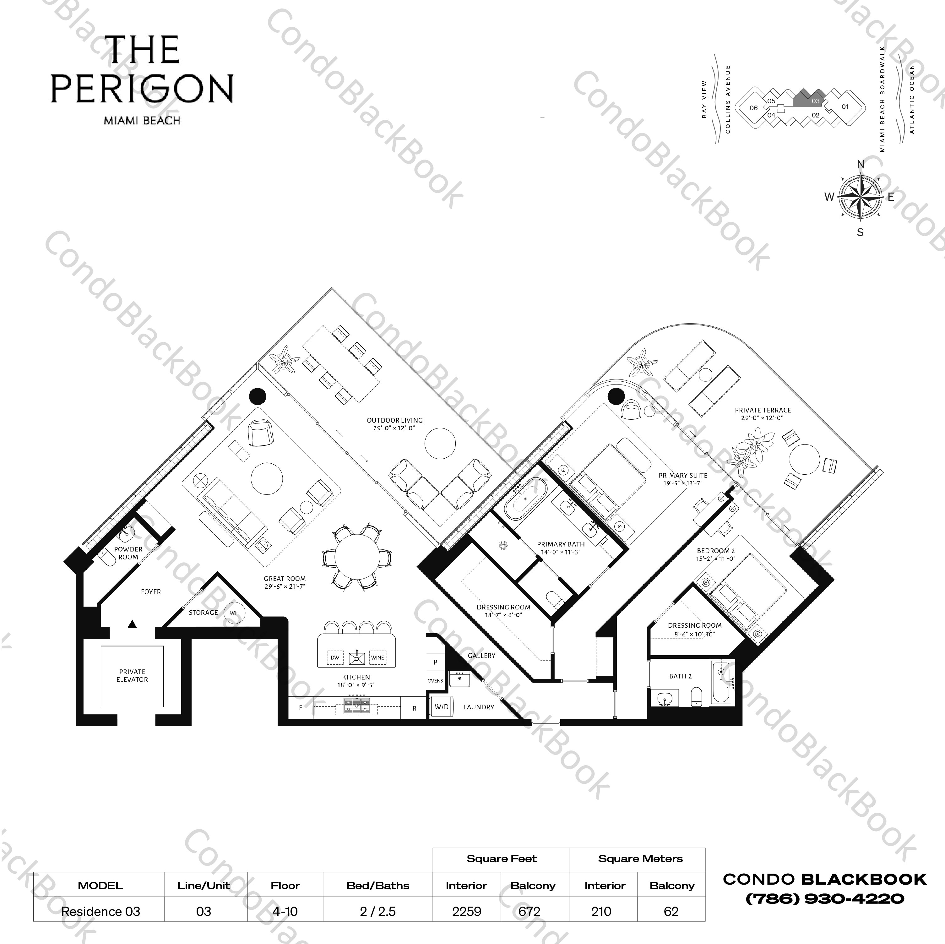 The Perigon Unit #403 Condo in Mid-Beach - Miami Beach Condos | CondoBlackBook