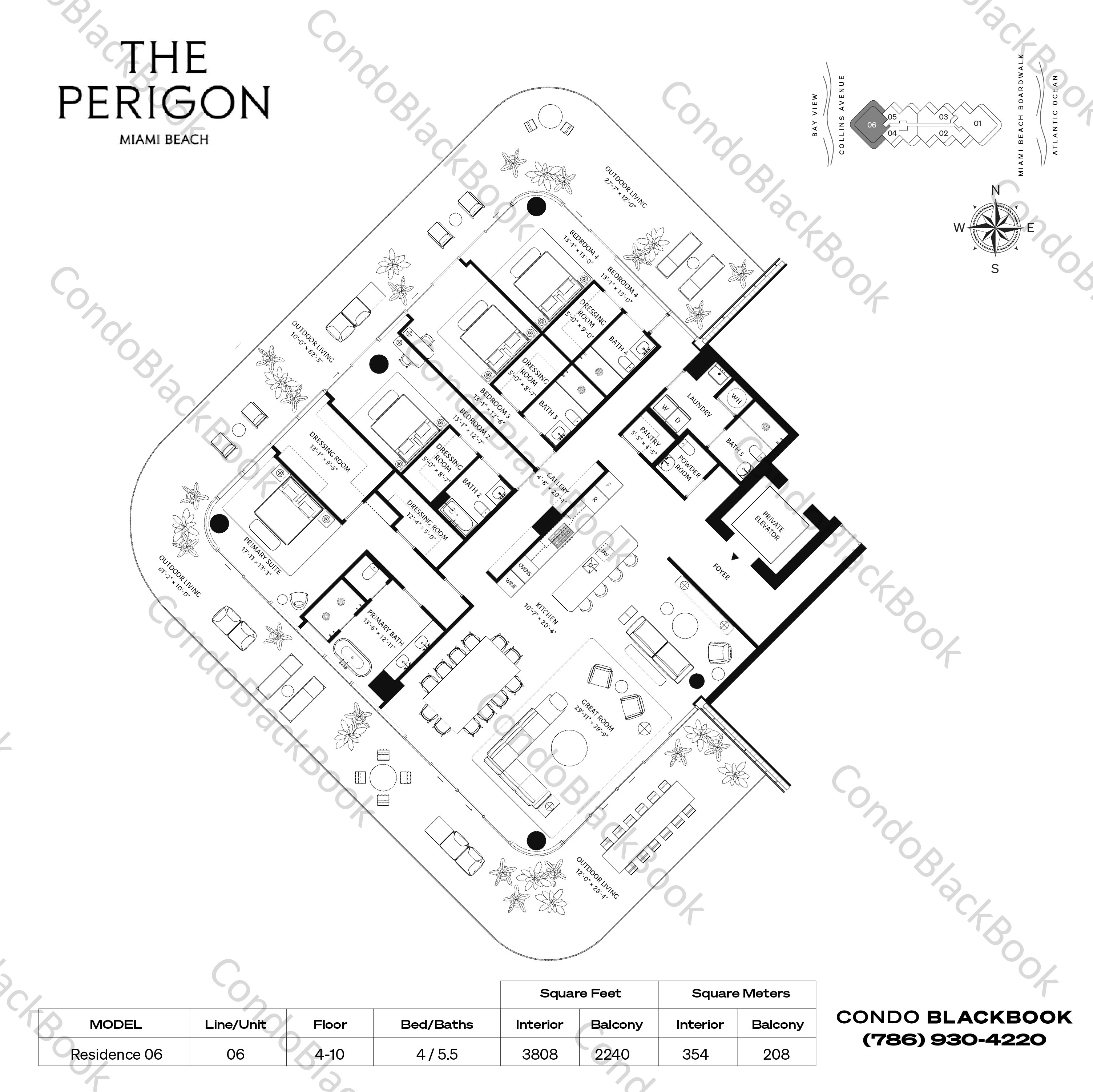 The Perigon Unit #406 Condo in Mid-Beach - Miami Beach Condos | CondoBlackBook