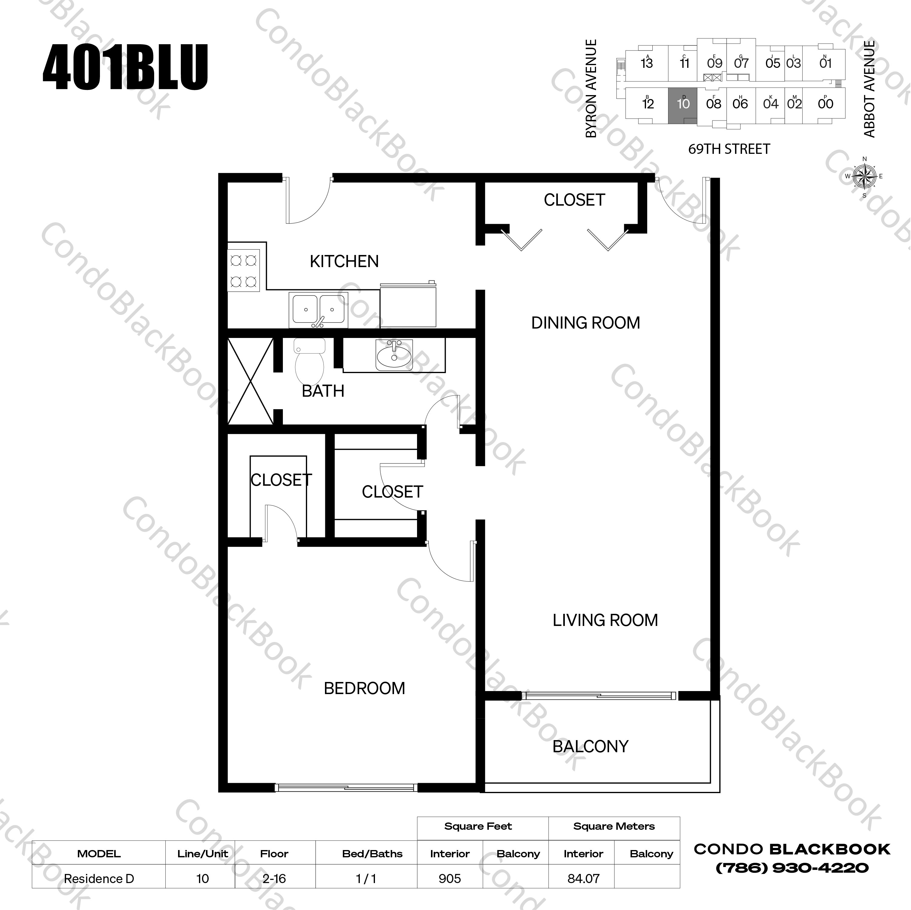 401 Blu Condo Unit #610 Condo in North Beach - Miami Beach Condos ...
