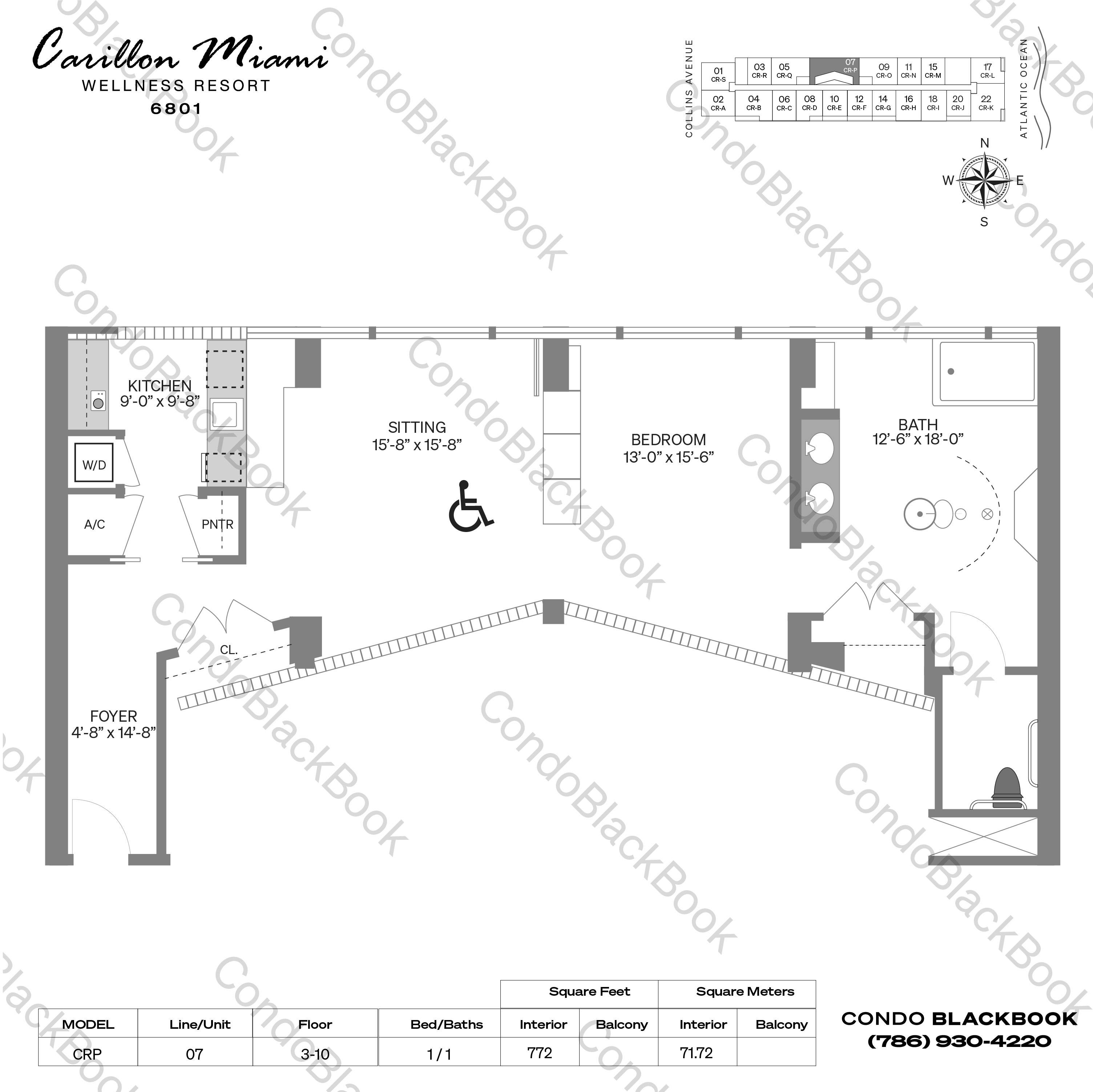 Carillon Center Tower Wellness Resort & Residences Unit #507 Condo in ...