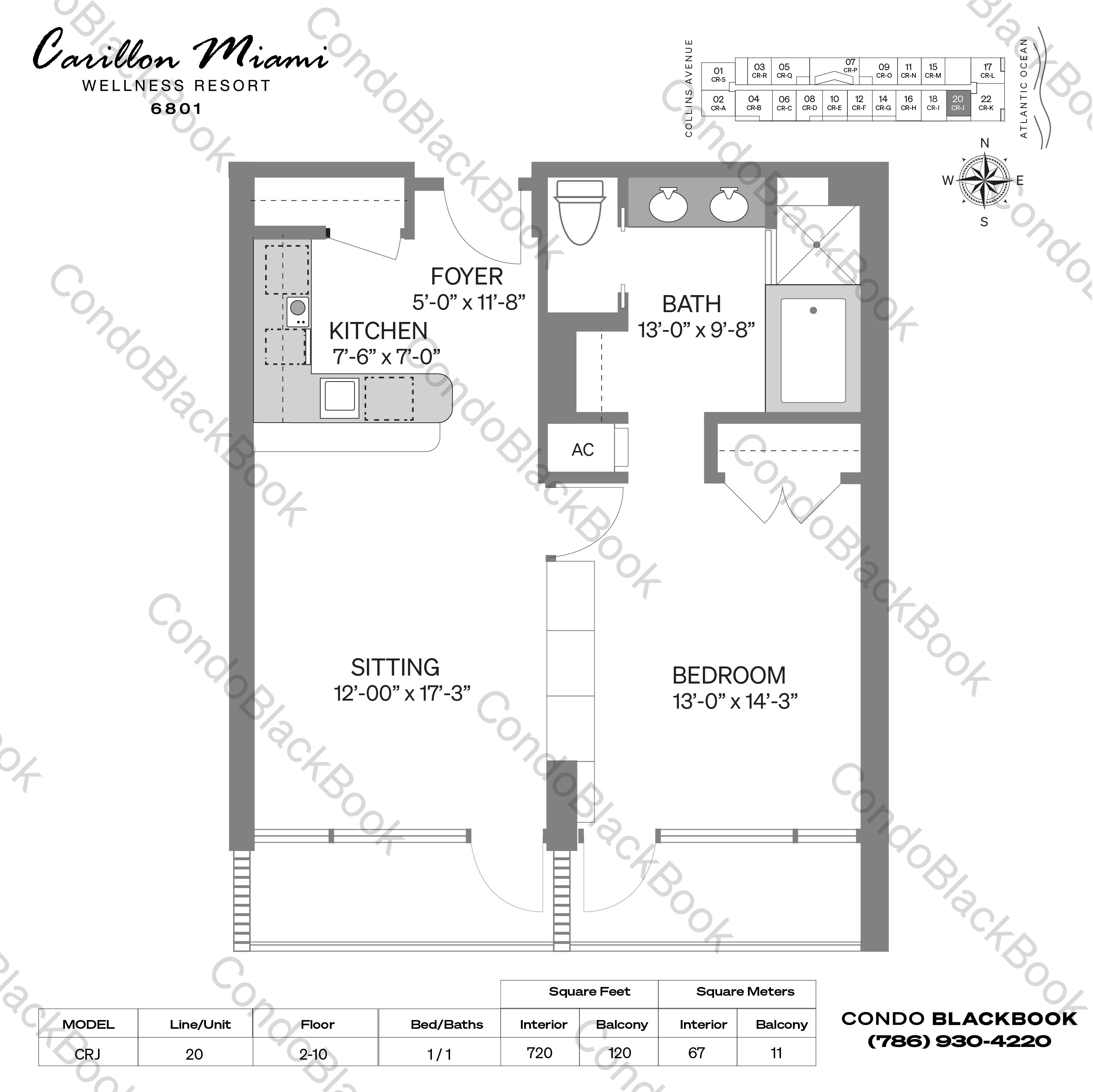 Carillon Center Tower Wellness Resort & Residences Unit #520 Condo in ...