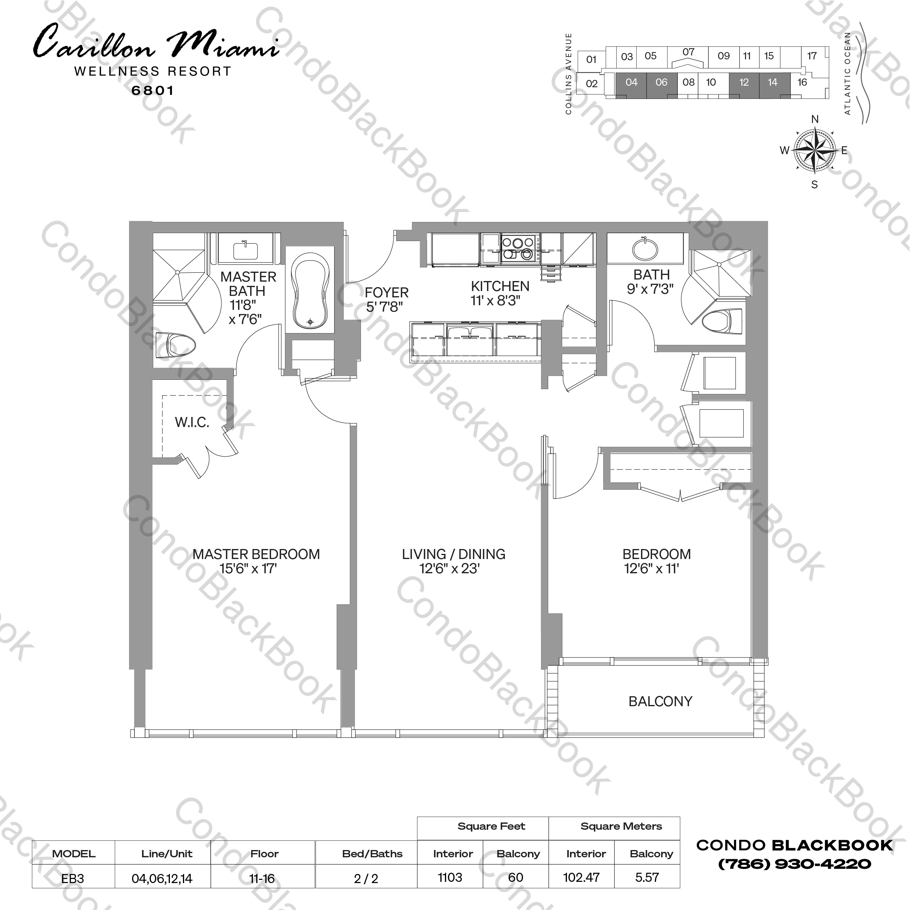 Carillon Center Tower Wellness Resort & Residences Unit #CPH12 Condo in ...