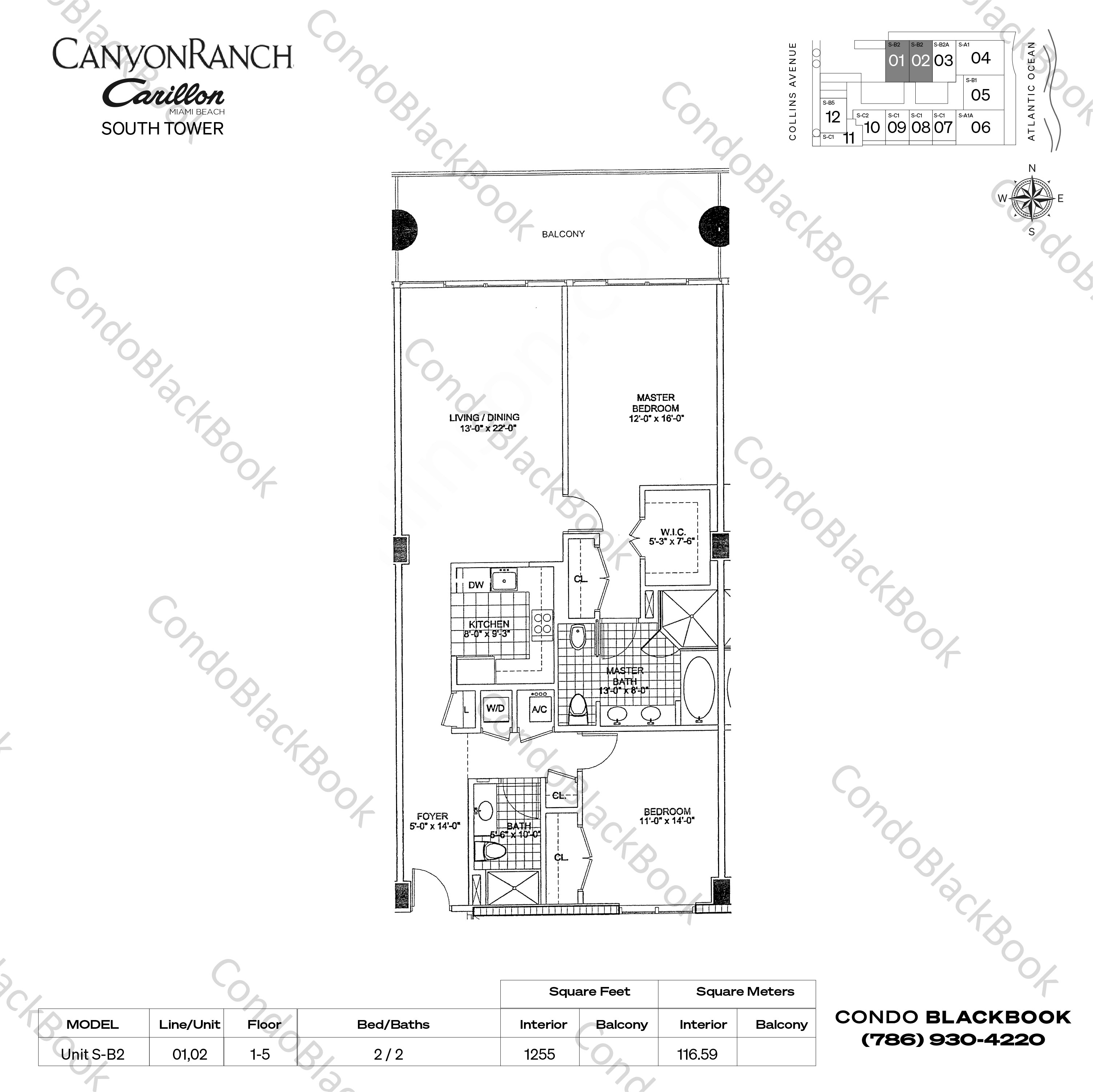 The Carillon South Tower Unit #202 Condo in North Beach - Miami Beach ...