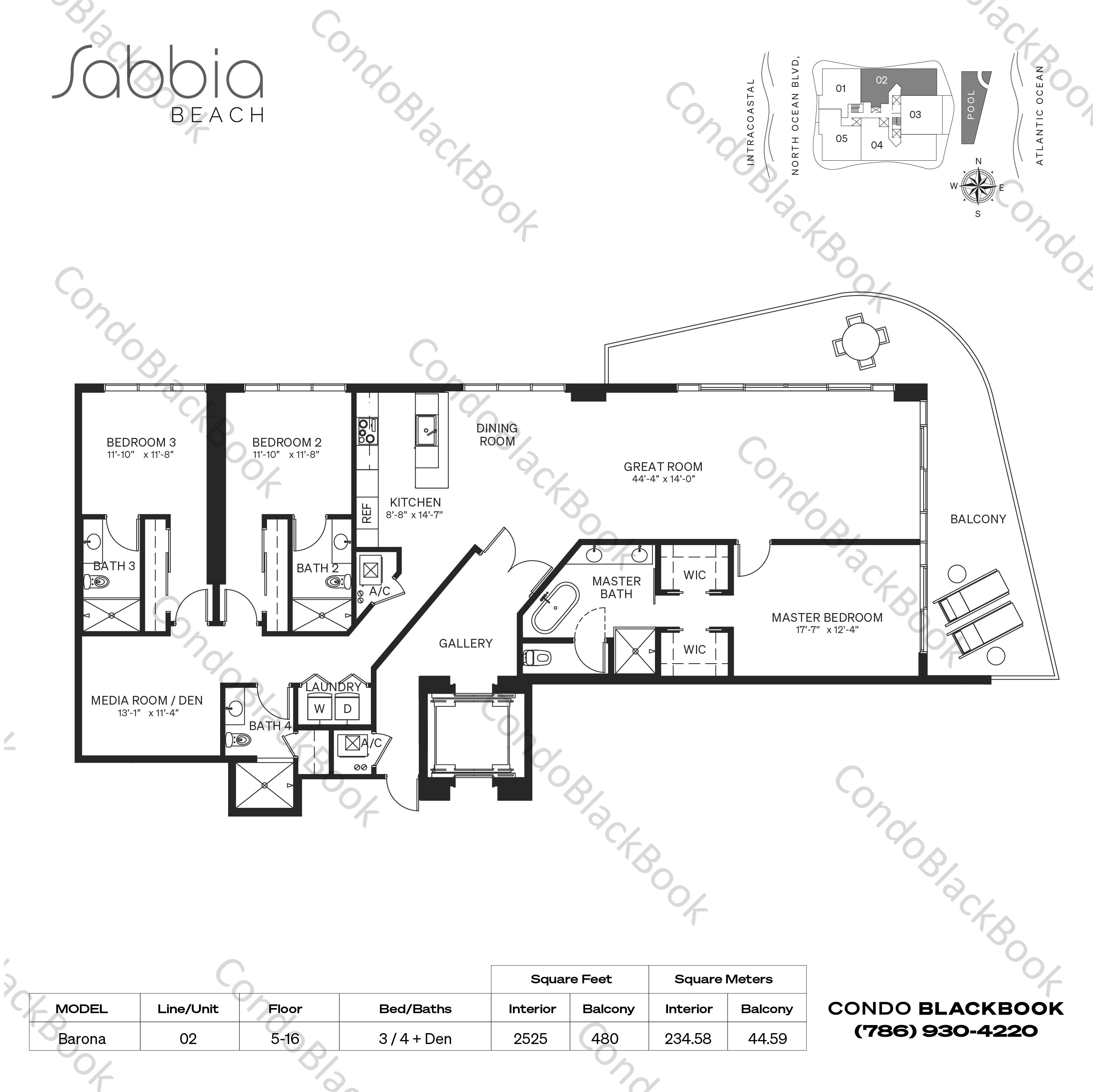 Sabbia Beach Unit #702 Condo in Pompano Beach | CondoBlackBook