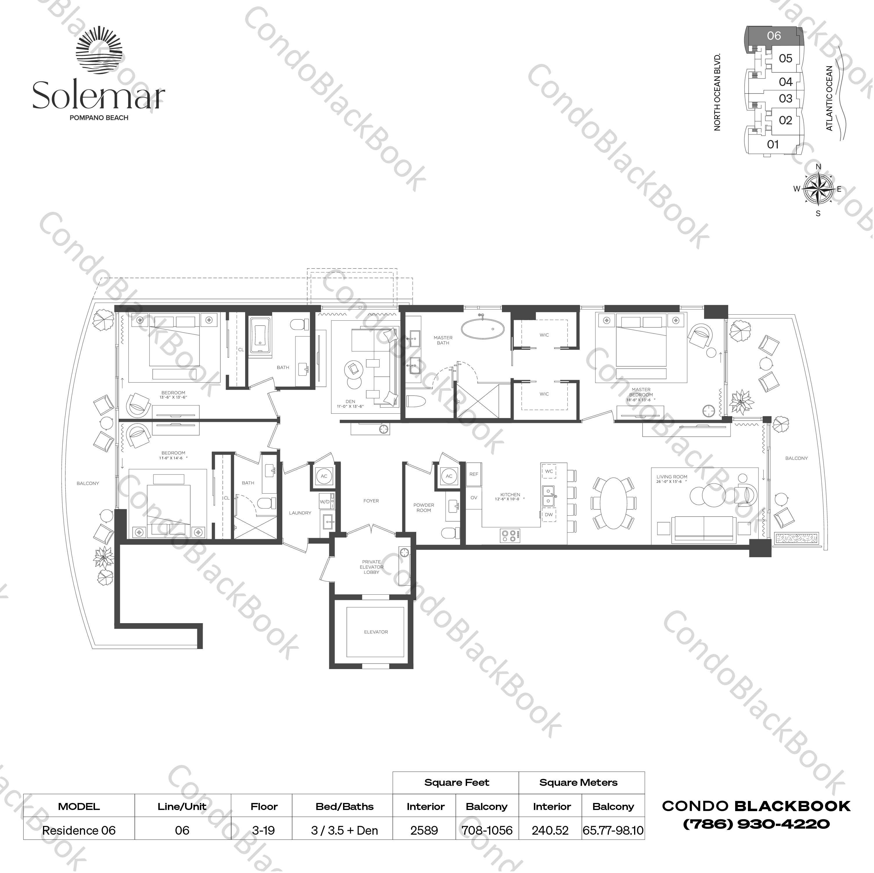 Solemar Unit #406 Condo in Pompano Beach | CondoBlackBook